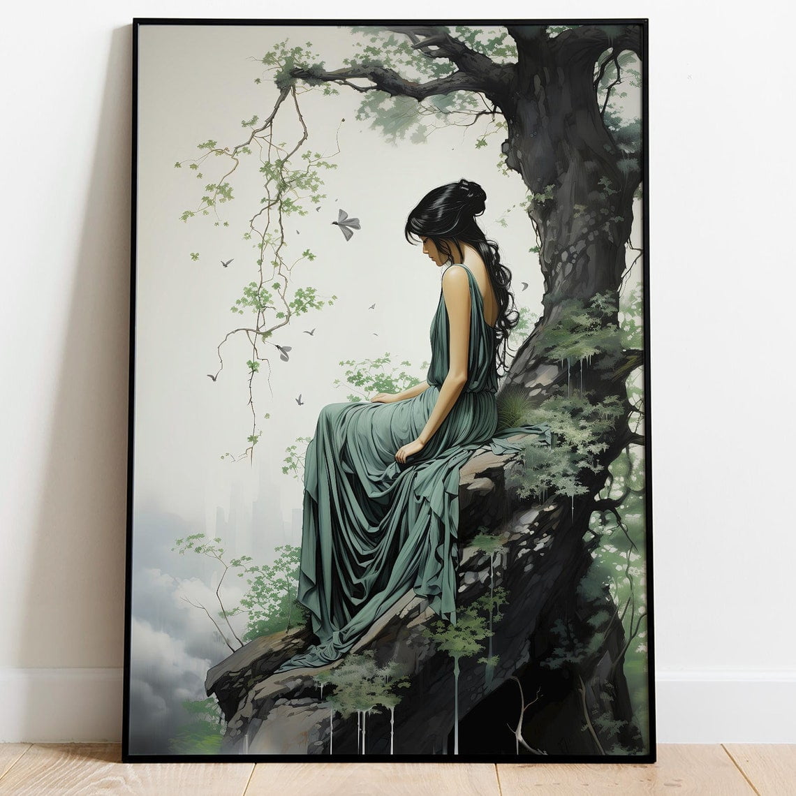 Artemis Greek Goddess Of Nature, Art Nouveau Style, Greek Mythology ...