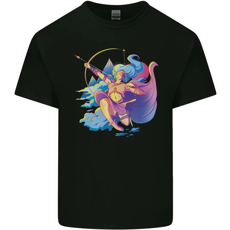 Artemis Greek Goddess of Wild Animals Ancient Mythology Hunting Art Tee ...