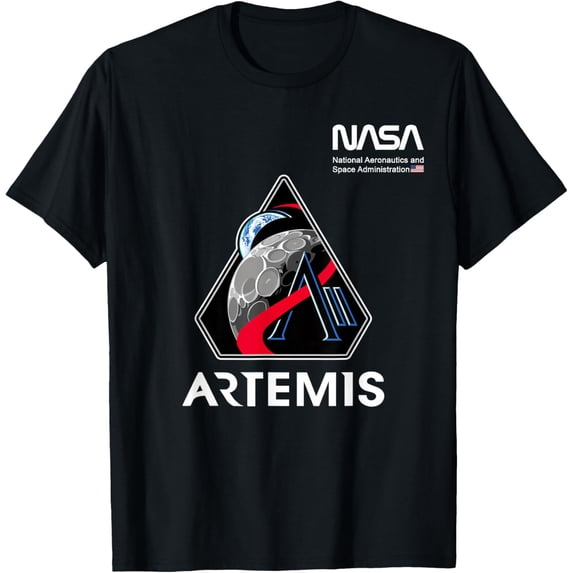 Artemis II Mission Patch Worm Logo T-Shirt - Walmart.com