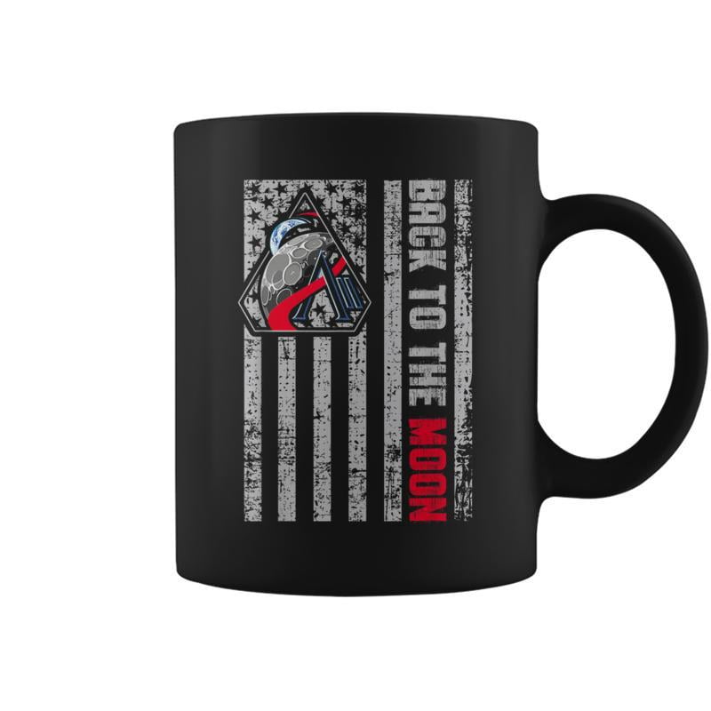 Artemis Ii Patch Us Flag Back To The Moon Patriotic Coffee Mugs ...