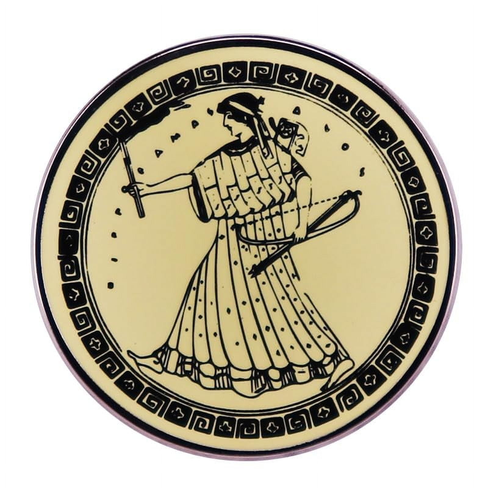 Artemis enamel pin hunting goddess badge Greek mythology brooch for ...