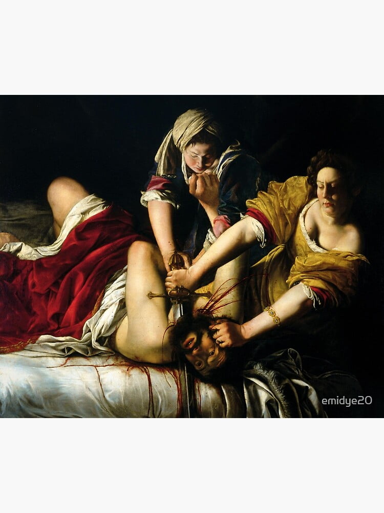 Artemisia Gentileschi Judith Slaying Holofernes Canvas Poster Decor ...