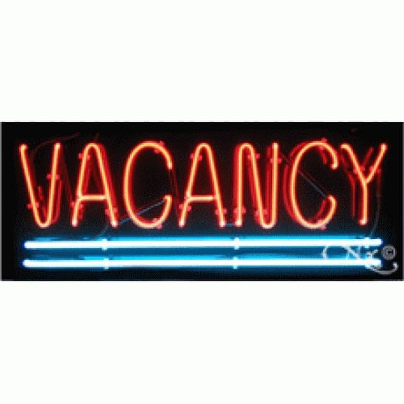 Arter Neon 10142 Business Neon Sign - Vacancy, Red & Aqua - Walmart.com