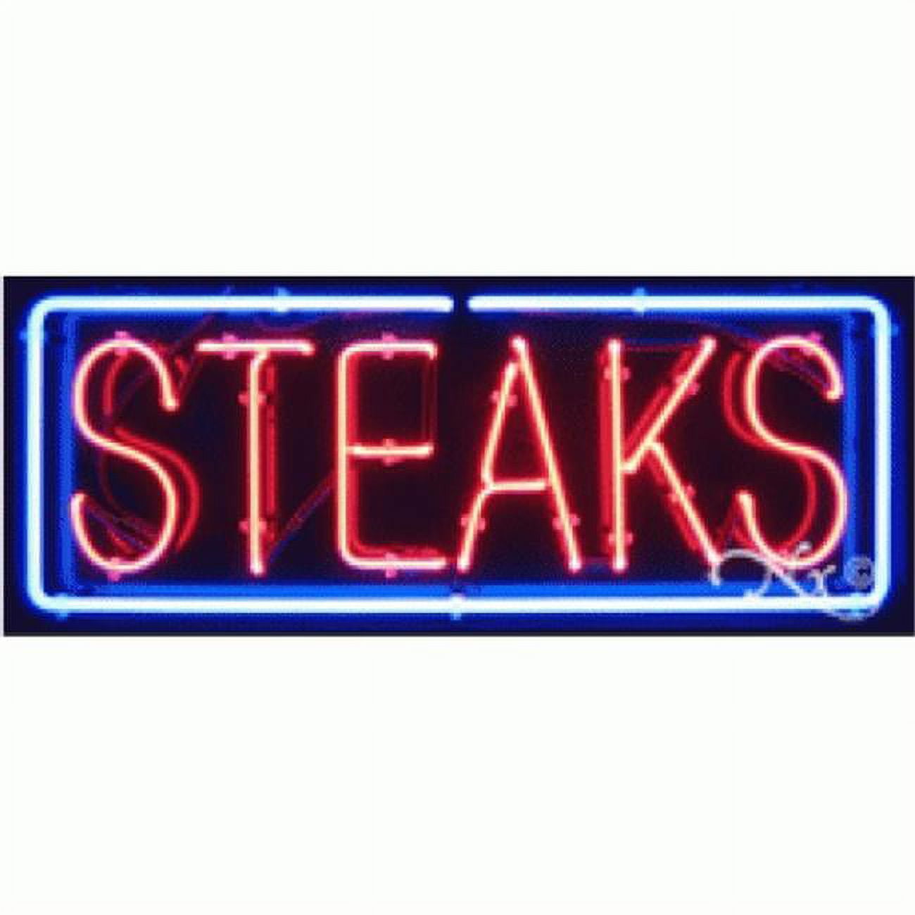 Arter Neon 10295 Business Neon Sign - Steaks - Walmart.com
