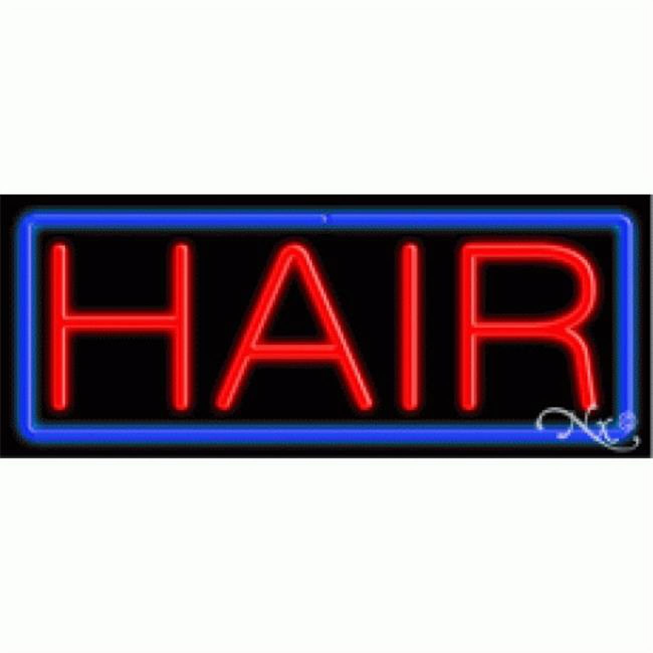 Arter Neon 10339 Business Neon Sign - Hair, Red & Blue - Walmart.com