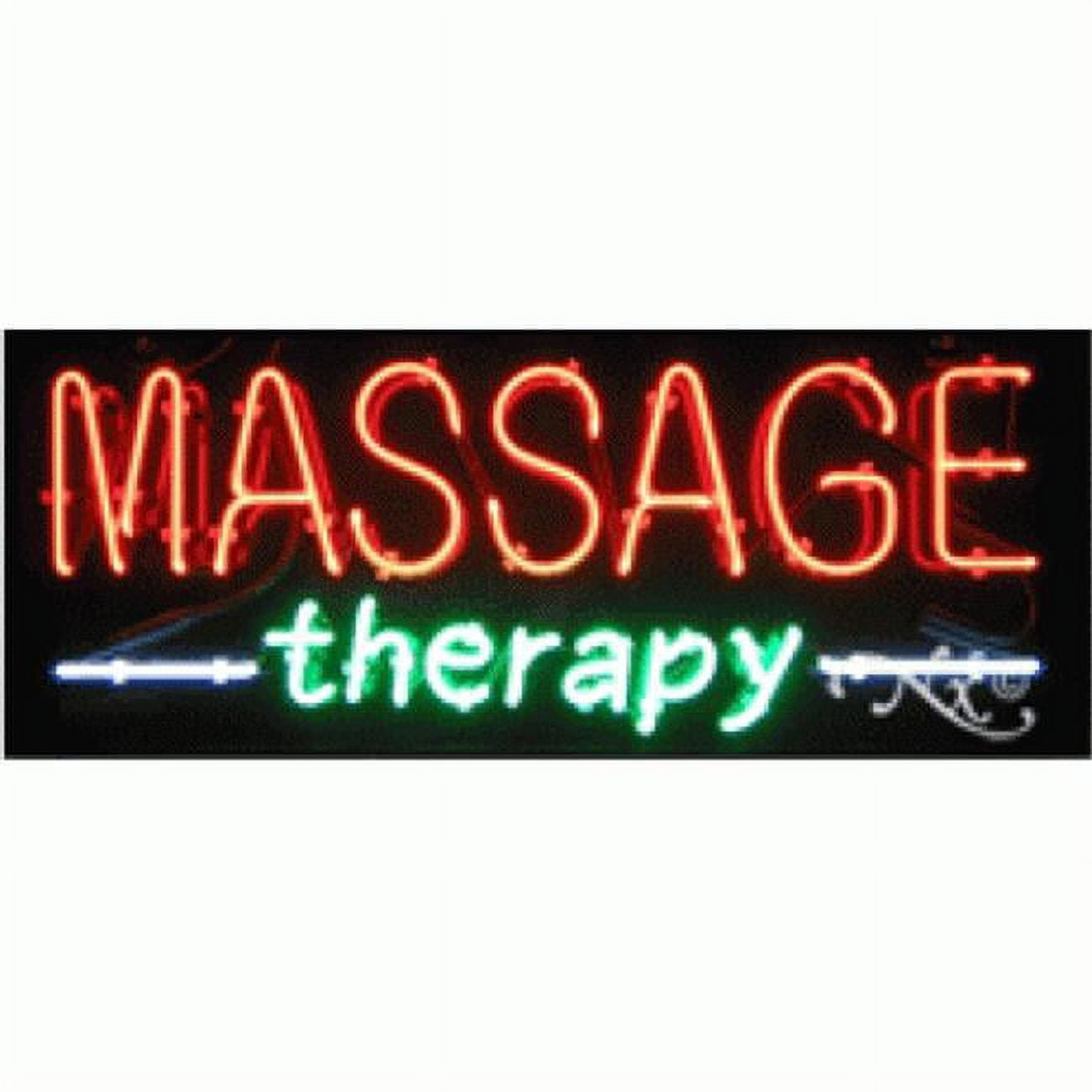 Arter Neon 10575 Business Neon Sign - Massage Therapy - Walmart.com