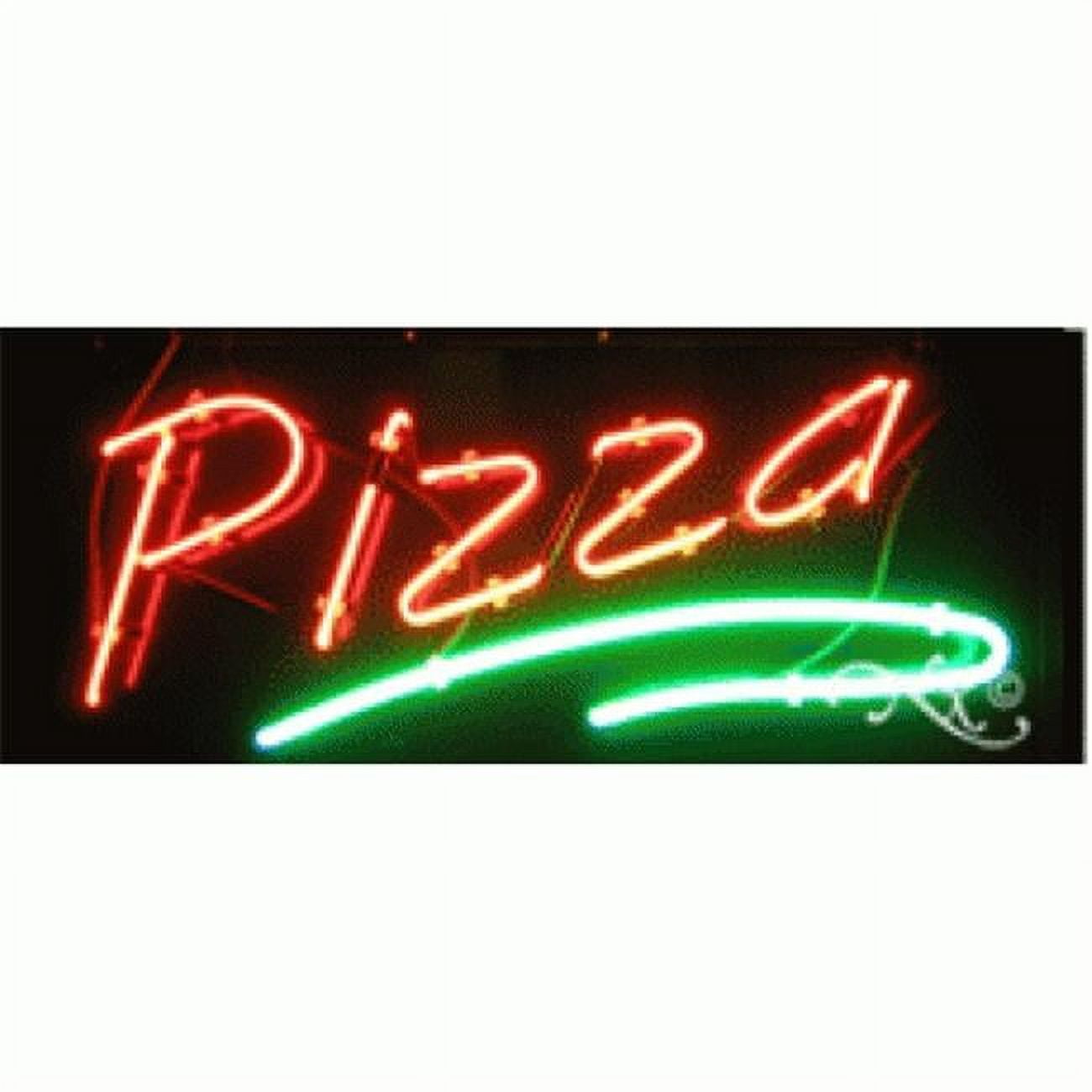 Arter Neon 10609 Business Neon Sign - Pizza Underline, Red & Green ...