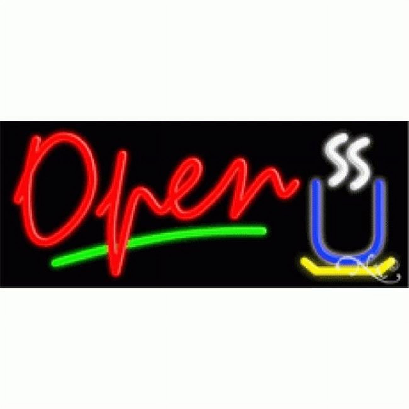 Arter Neon 10859 Business Neon Sign - Open Logo, Red - Walmart.com