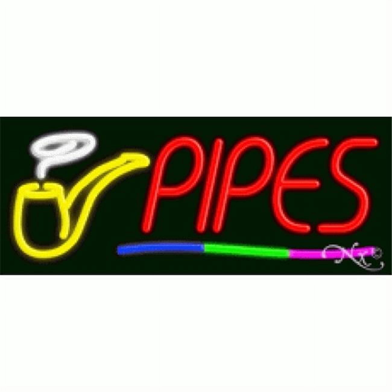 Arter Neon 10876 Business Neon Sign - Pipes, Red - Walmart.com