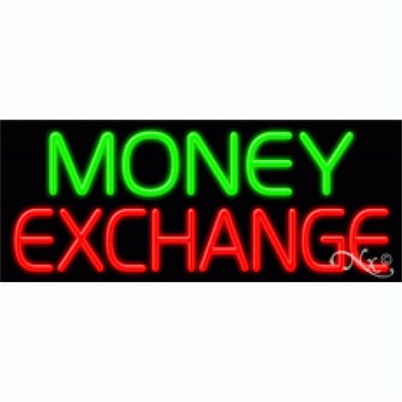 Arter Neon 11209 Business Neon Sign - Money Exchange, Red - Walmart.com