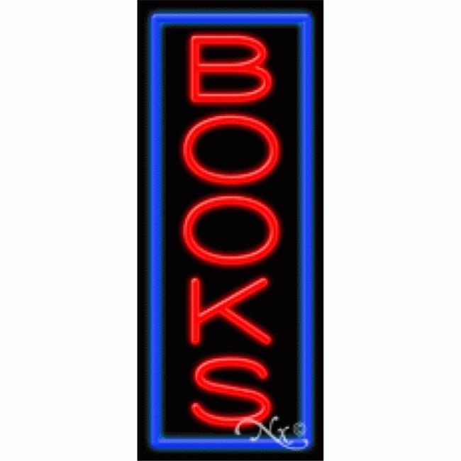 Arter Neon 11521 Business Neon Sign - Books, Red & Blue - Walmart.com