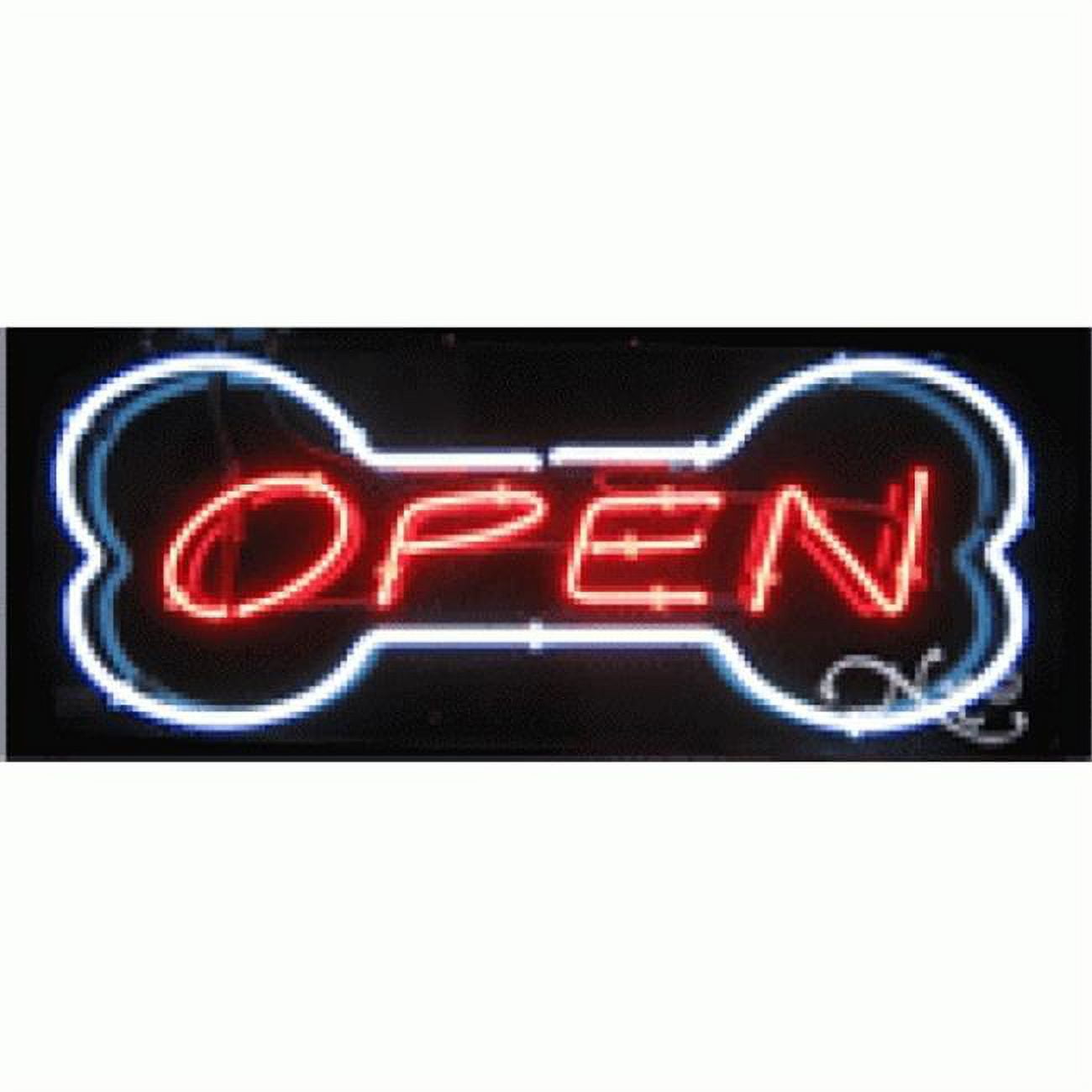 Arter Neon 12116 Ecomomic Neon Sign - Open, Red & White - Walmart.com