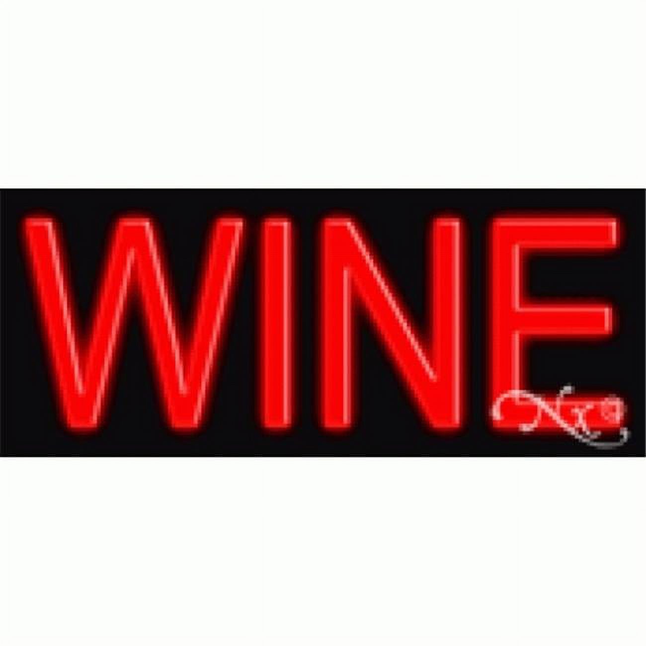 Arter Neon 12191 Ecomomic Neon Sign - Wine, Red - Walmart.com