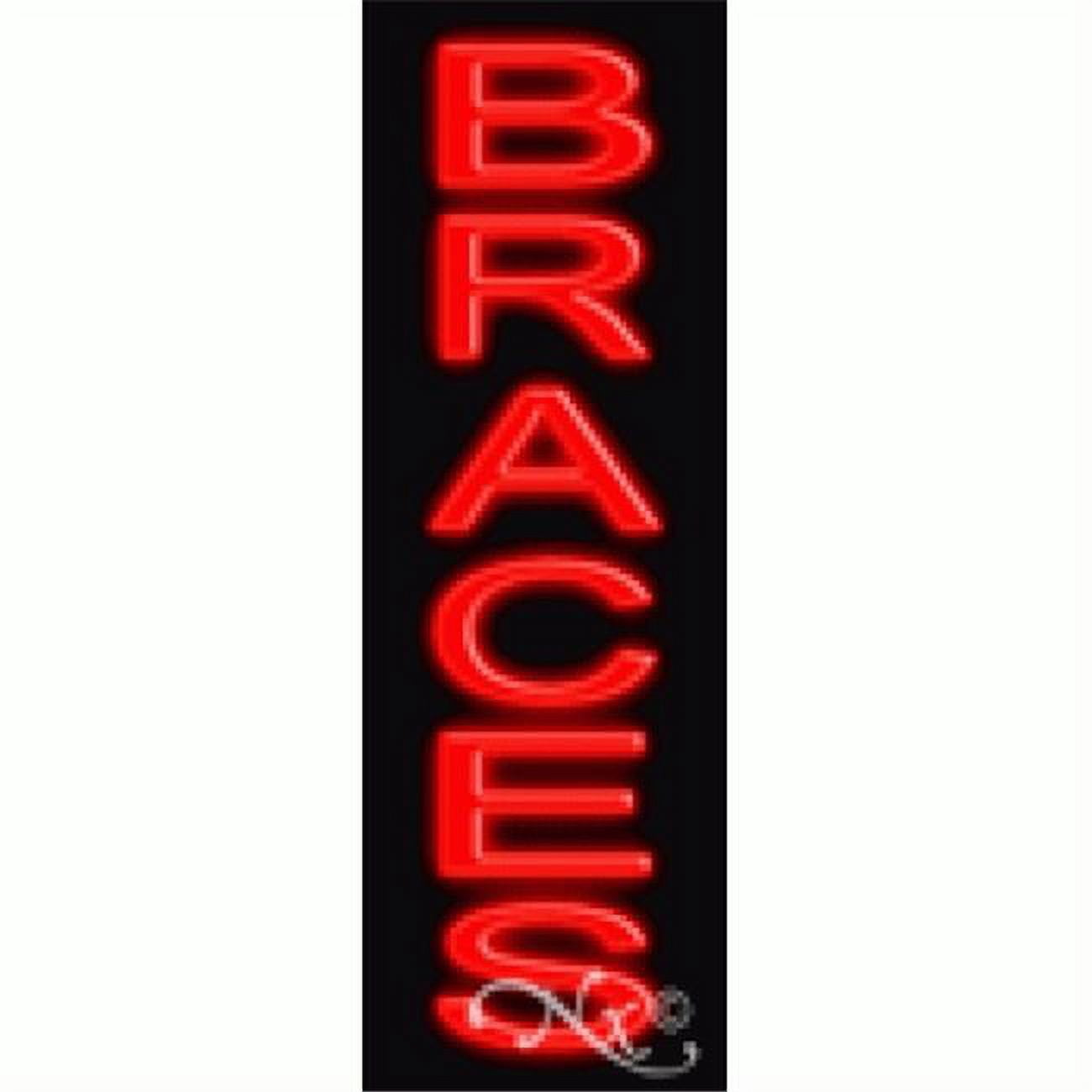 Arter Neon 12205 Ecomomic Neon Sign - Braces - Walmart.com