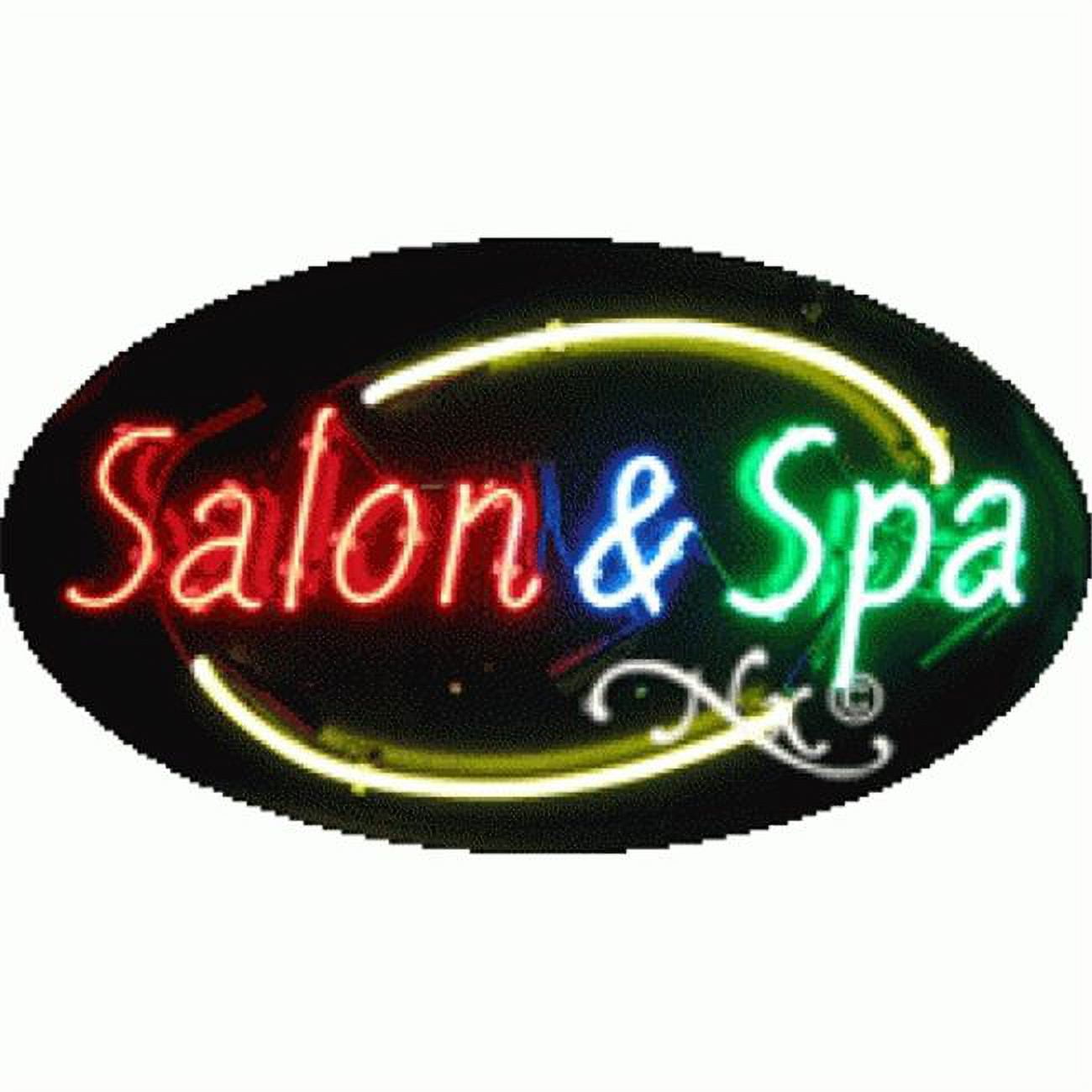 Arter Neon 14071 Flashing Neon Sign - Salon & Spa - Walmart.com