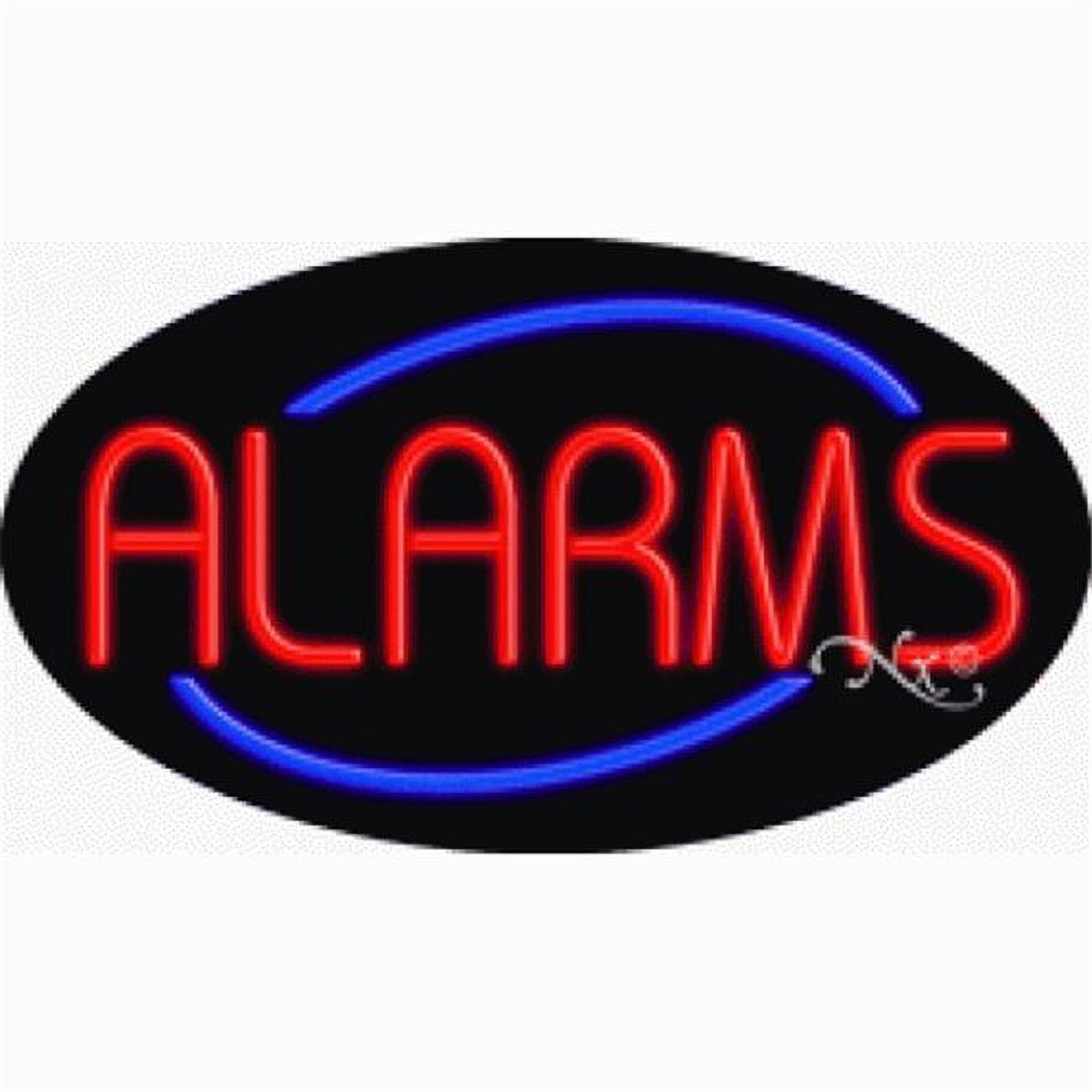 Arter Neon 14137 Flashing Neon Sign - Alarms - Walmart.com