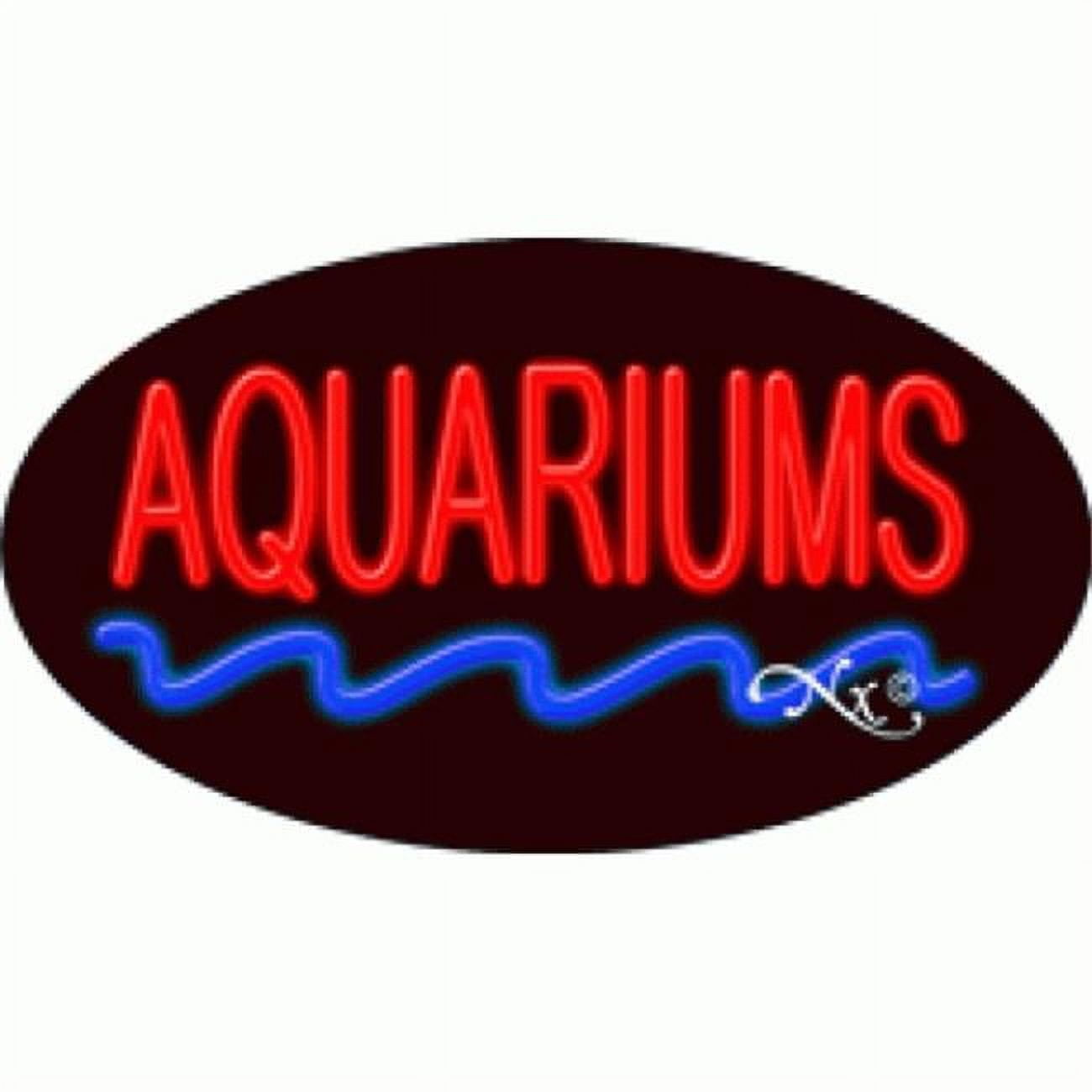 Arter Neon 14139 Flashing Neon Sign - Aquarium - Walmart.com