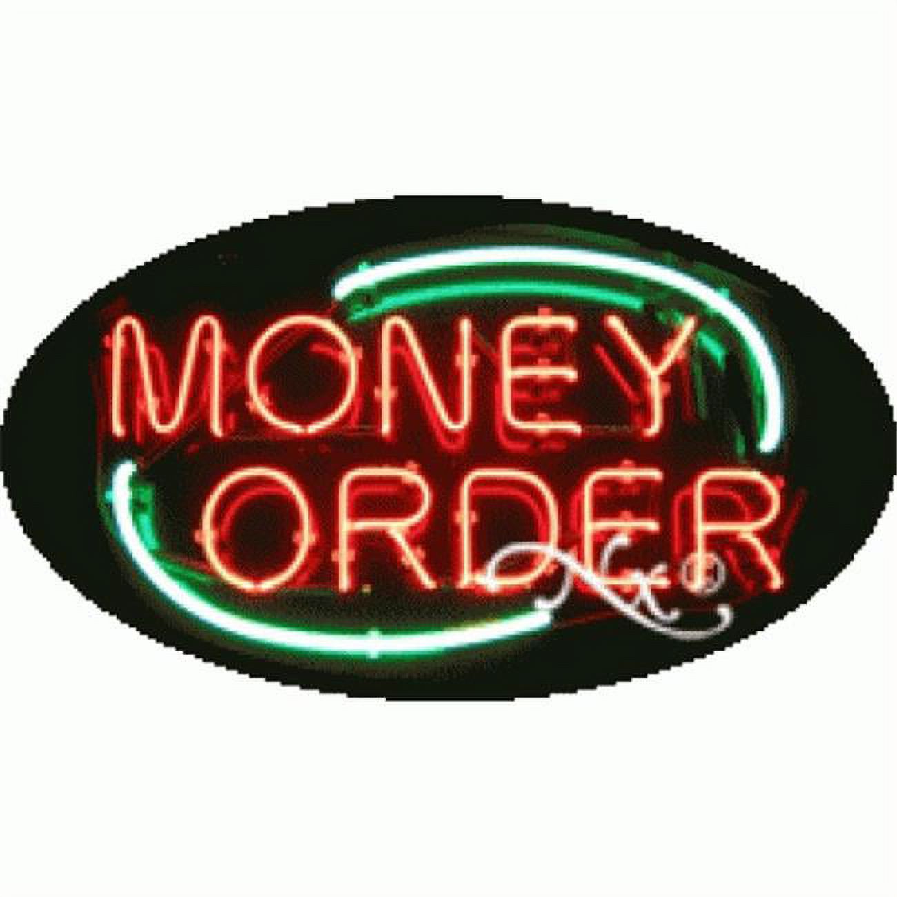 Arter Neon 14249 Flashing Neon Sign - Money Order - Walmart.com