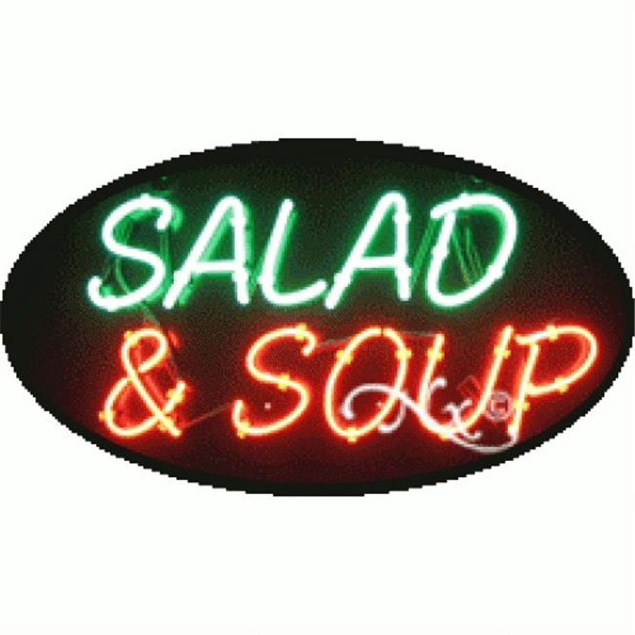 Arter Neon 14287 Flashing Neon Sign - Salad Soup - Walmart.com