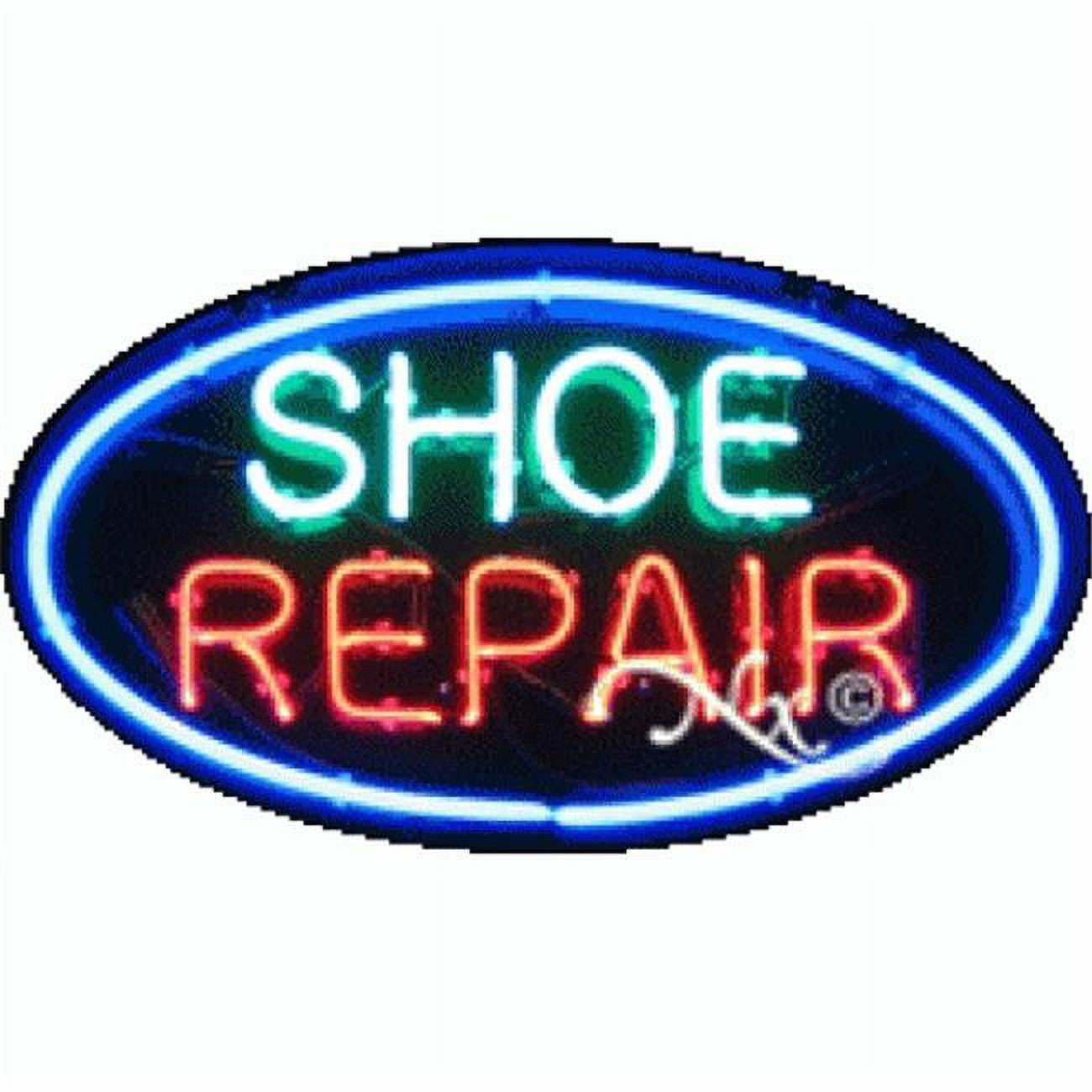 Arter Neon 14294 Flashing Neon Sign - Shoe Repair - Walmart.com