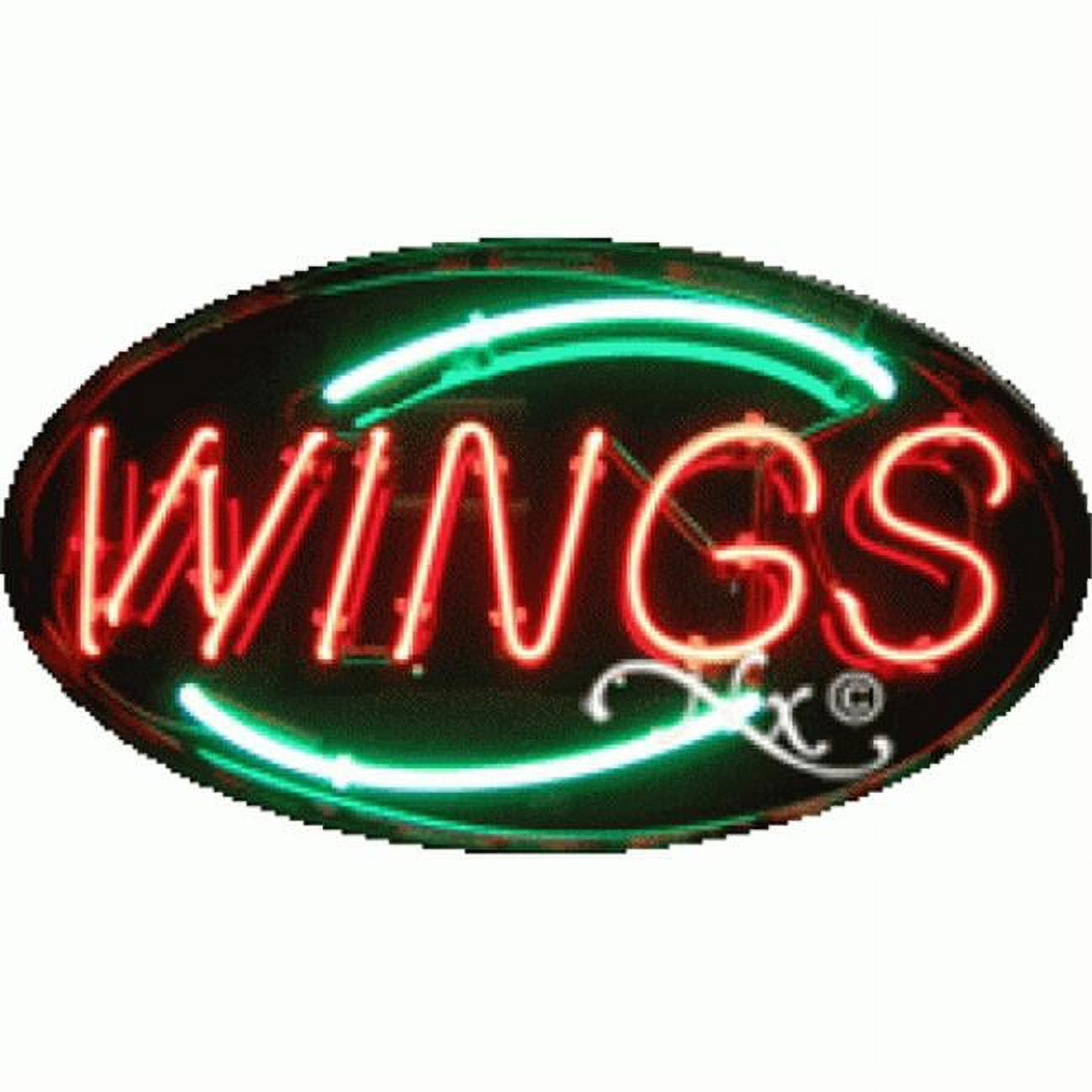 Arter Neon 14318 Flashing Neon Sign - Wings - Walmart.com