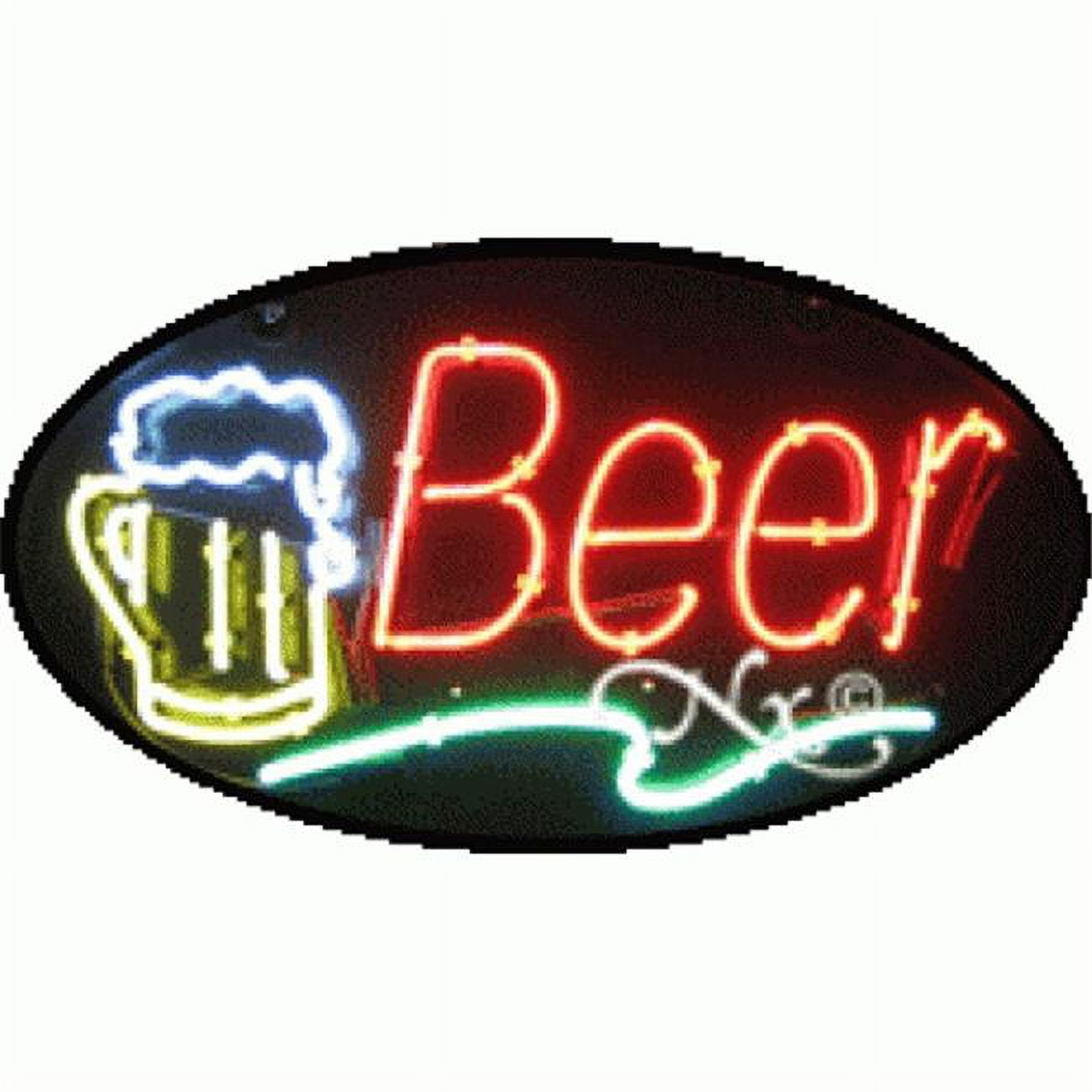 Arter Neon 14381 Flashing Neon Sign - Beer - Walmart.com