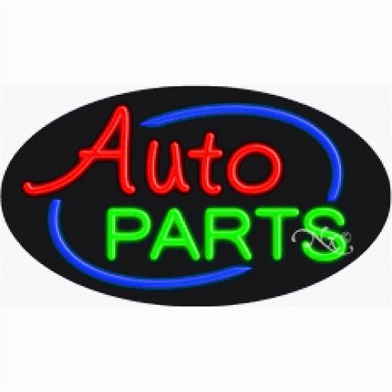 Arter Neon 14420 Flashing Neon Sign - Auto Parts - Walmart.com