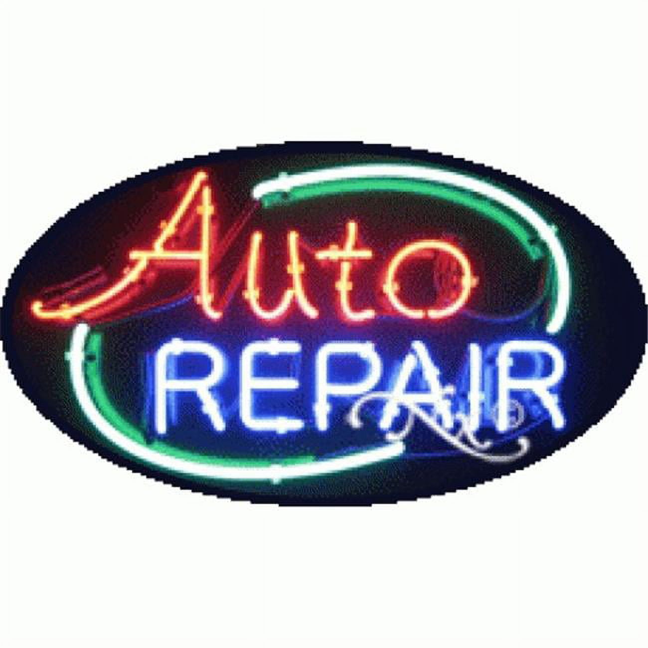 Arter Neon 14421 Flashing Neon Sign - Auto Repair - Walmart.com