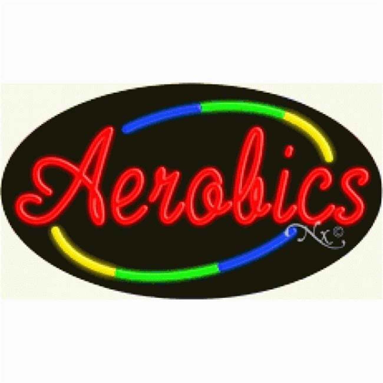 Arter Neon 14494 Flashing Neon Sign - Aerobics - Walmart.com