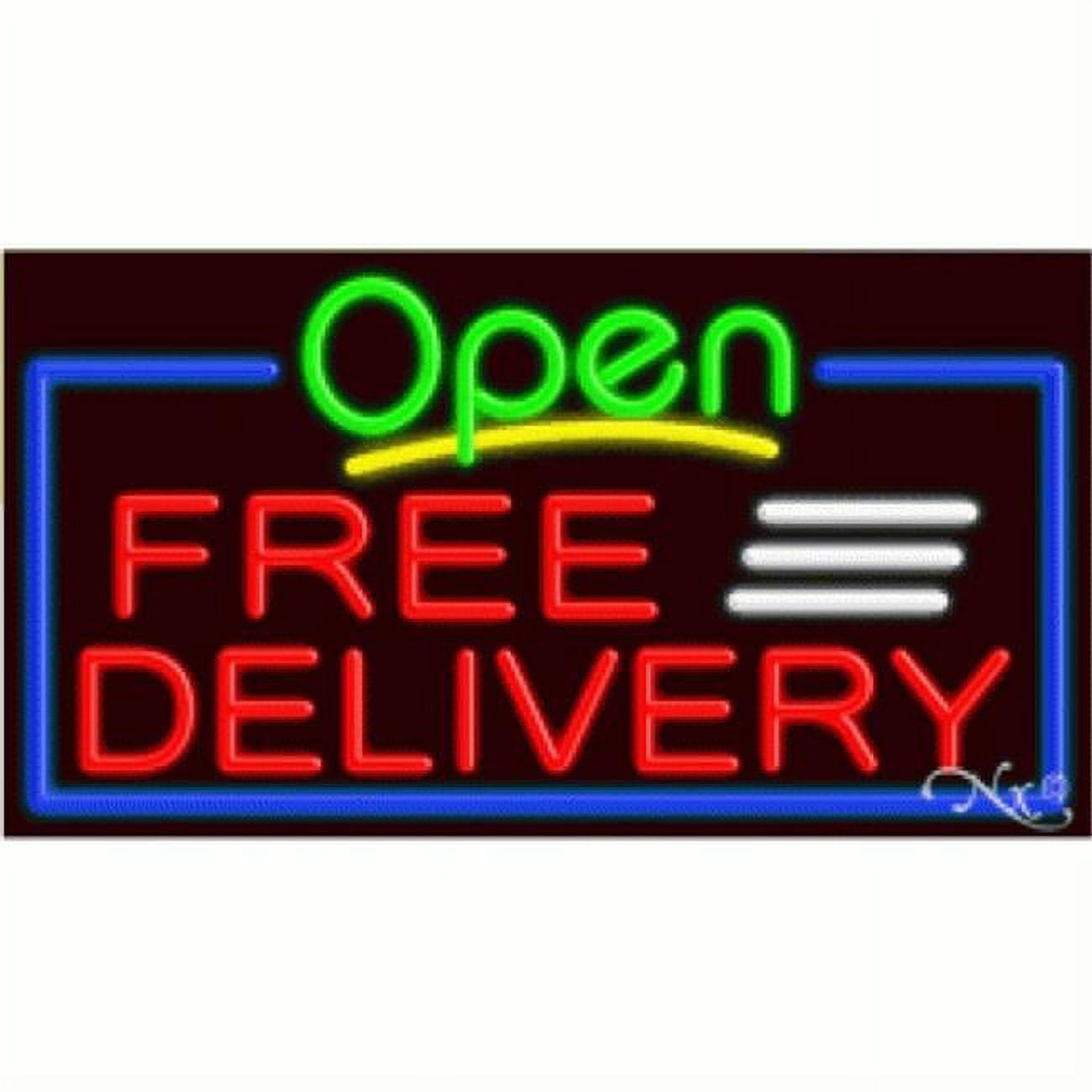 Arter Neon 15426 Neon Sign with Open - Free Delivery - Walmart.com