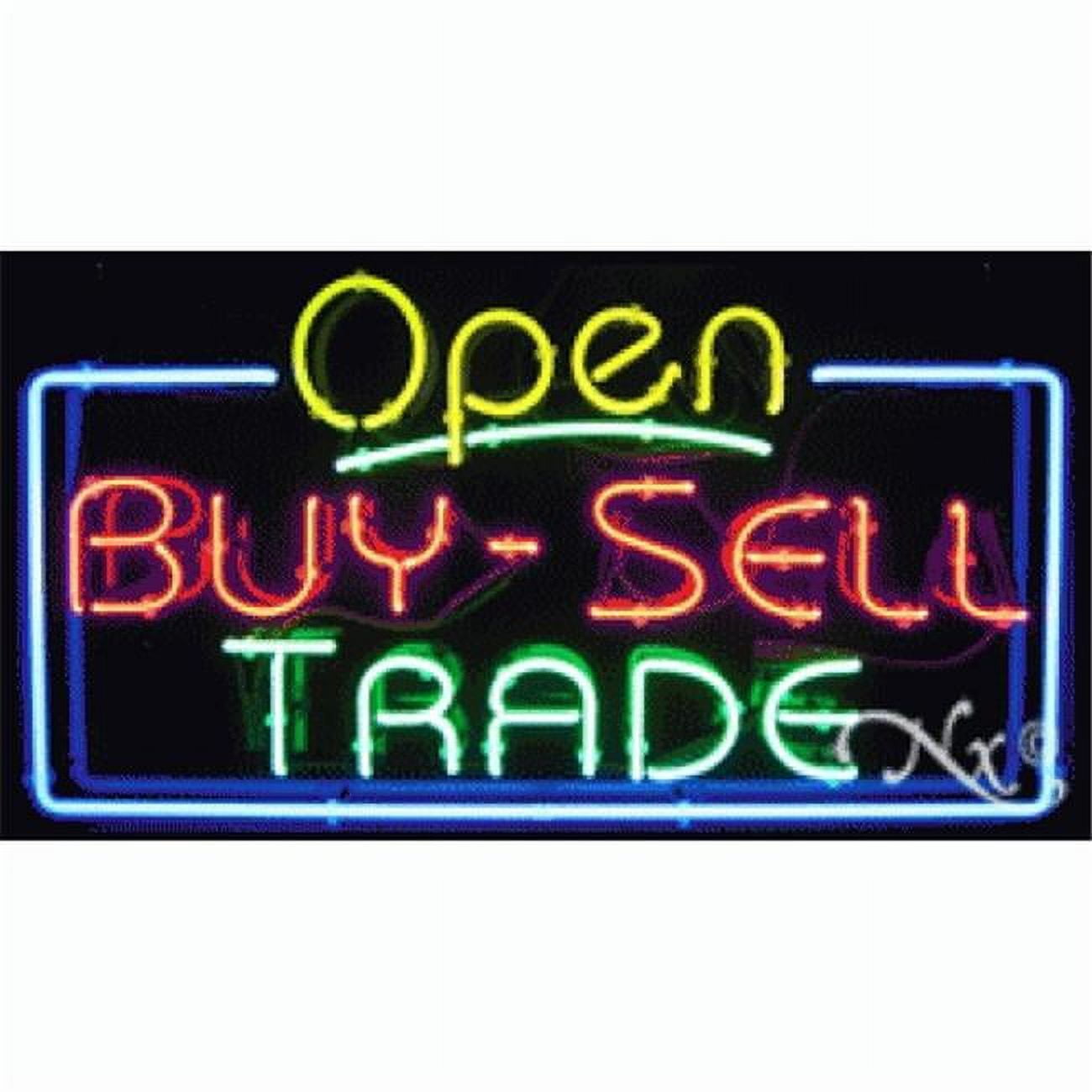 Arter Neon 15474 Neon Sign with Open - Buy Sell Trade - Walmart.com