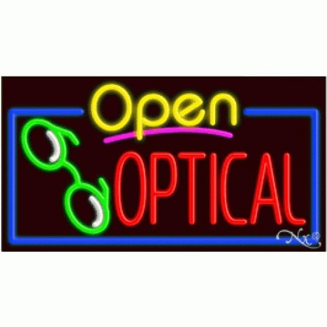 Arter Neon 15543 Neon Sign with Open - Optical - Walmart.com