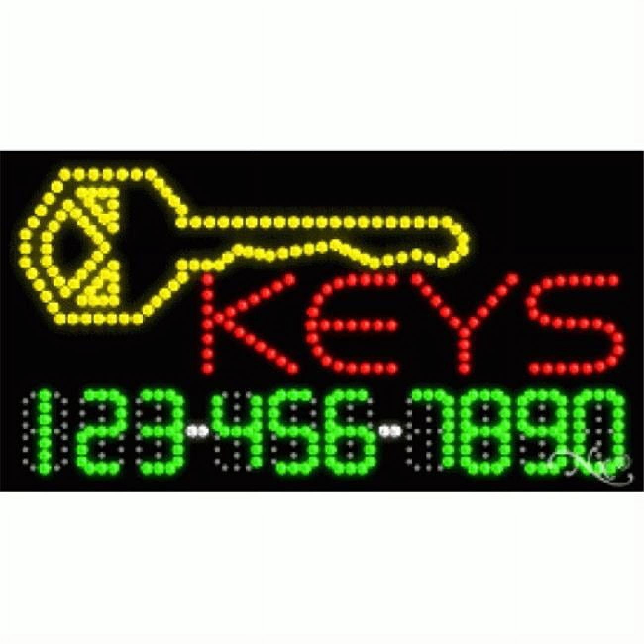 Arter Neon 25076 Karate - Keys, Red - Walmart.com