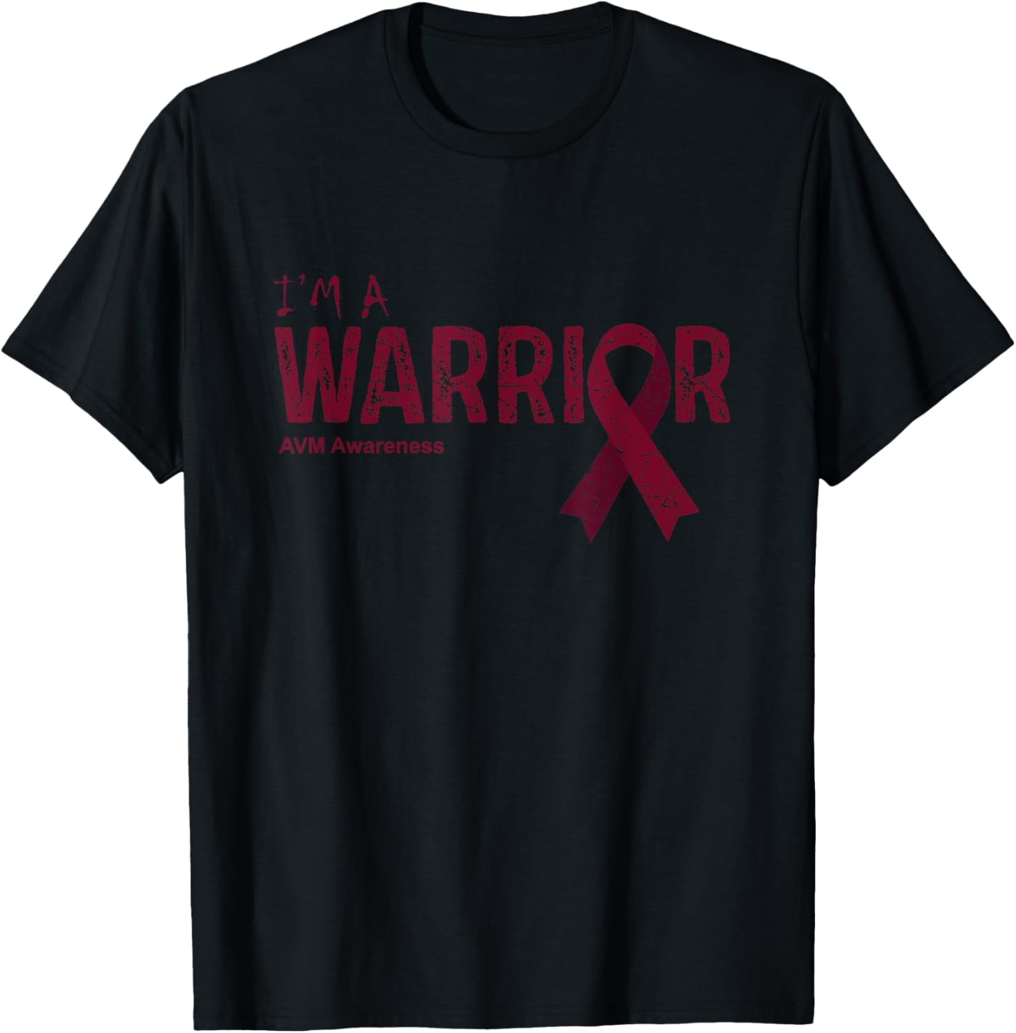 Arteriovenous Malformation AVM Awareness Warrior T-Shirt - Walmart.com