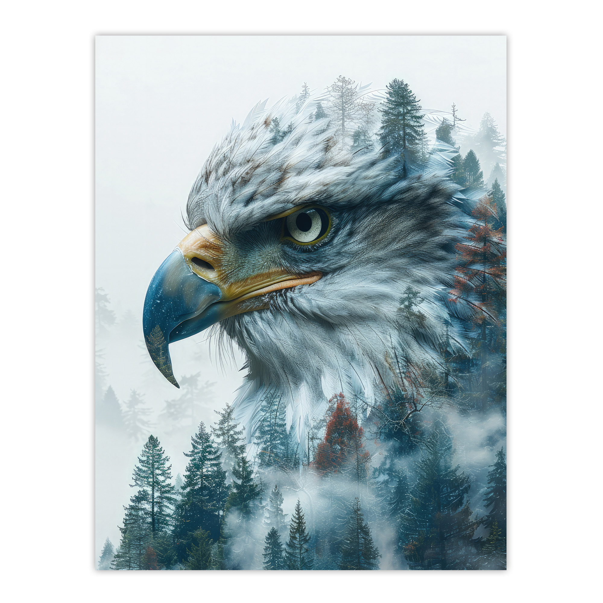 Artery8 Bald Eagle Trees Bird Nature Animal Lover Design For Living ...
