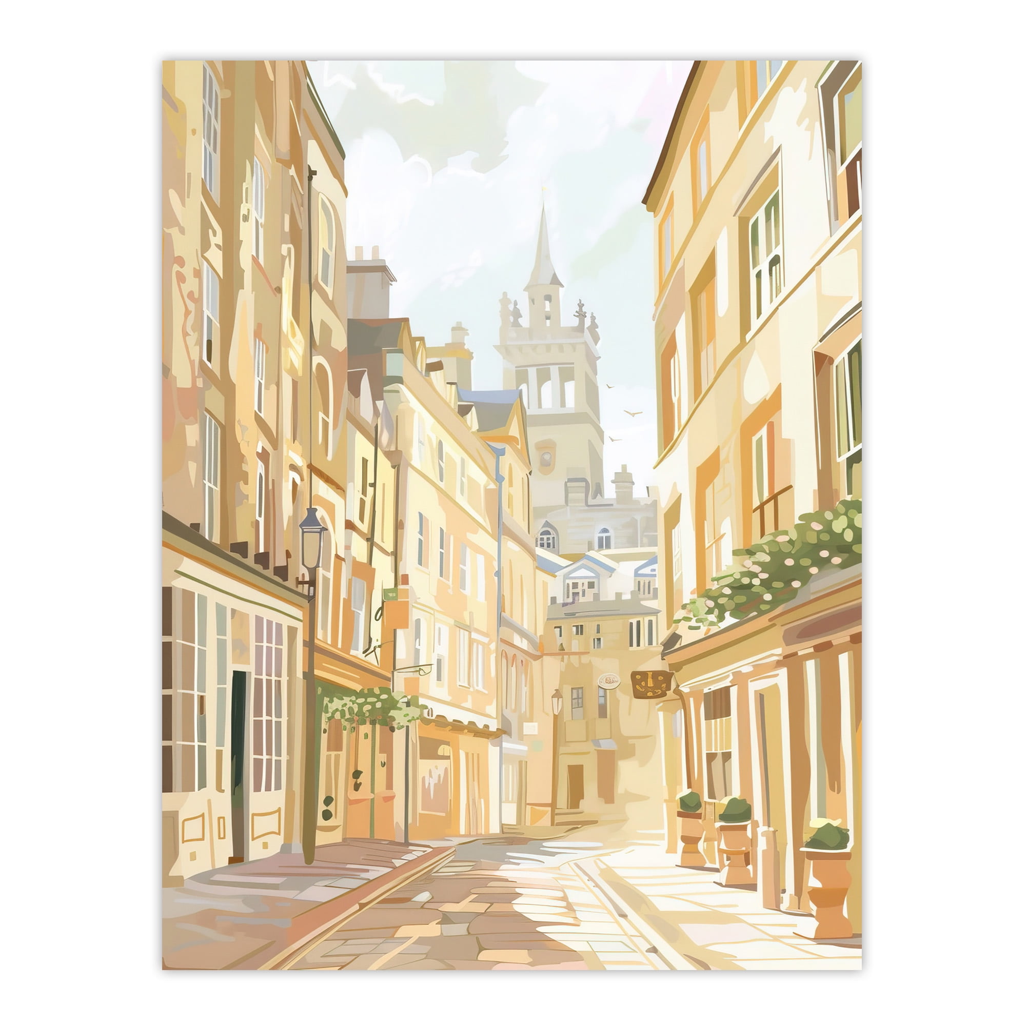Artery8 Bath England Sunny Day Street View Cityscape Living Room ...