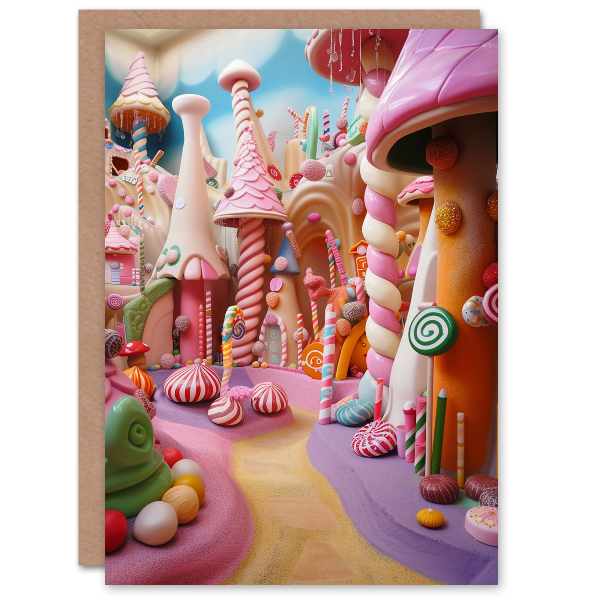 Artery8 Candy World Sugary City Magical Concept Art For Child Kids ...