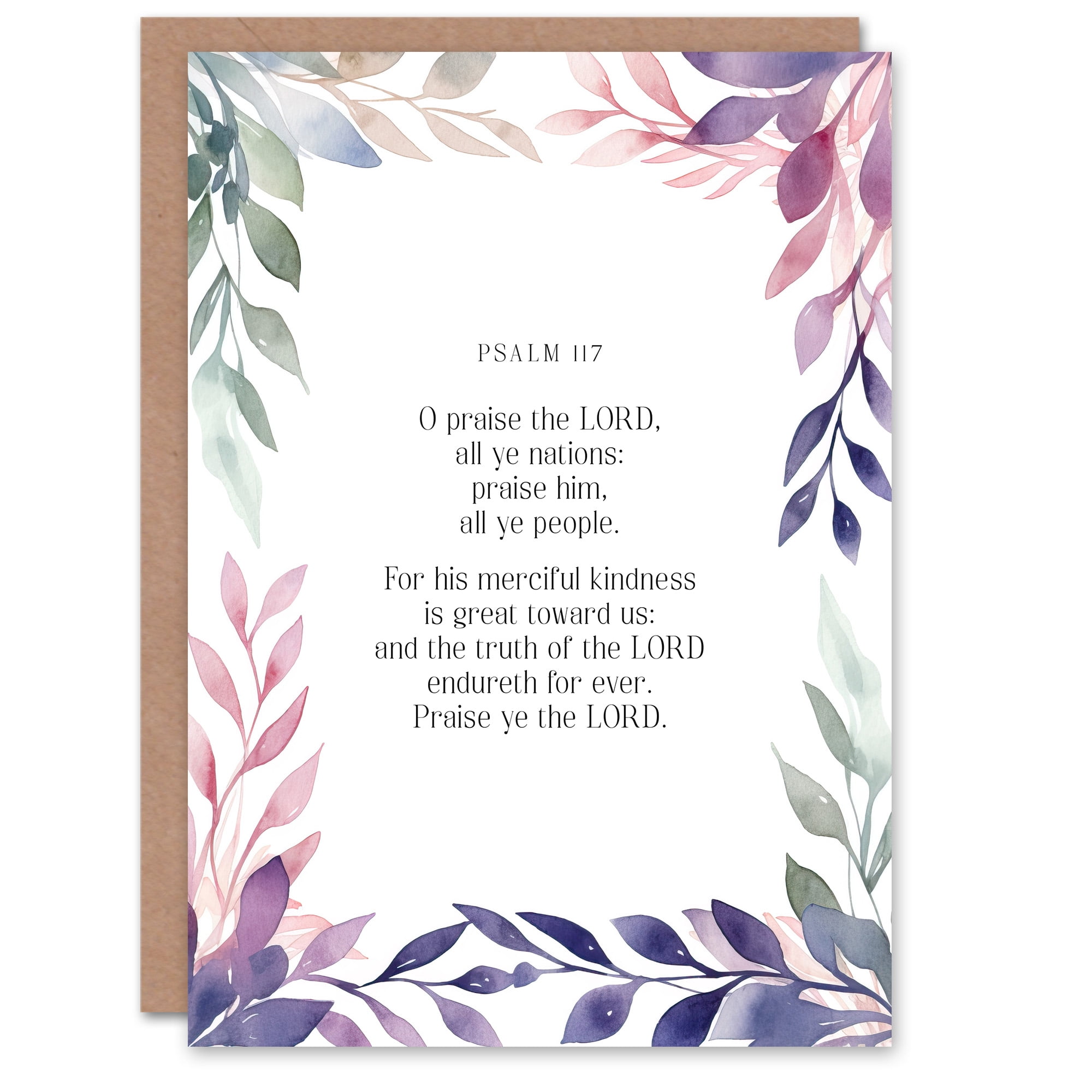 Artery8 Christian Birthday Card Psalm 117 Praise The Lord All Ye artery8-christian-birthday-card-psalm-117-praise-the-lord-all-ye