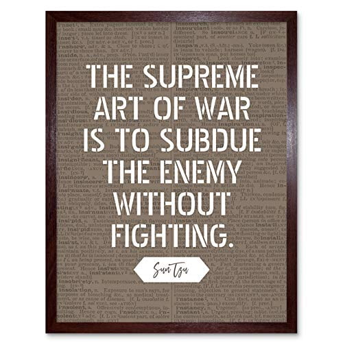 Artery8 Dictionary Inspiring Quote Sun Tzu Art of War Subdue Enemy ...