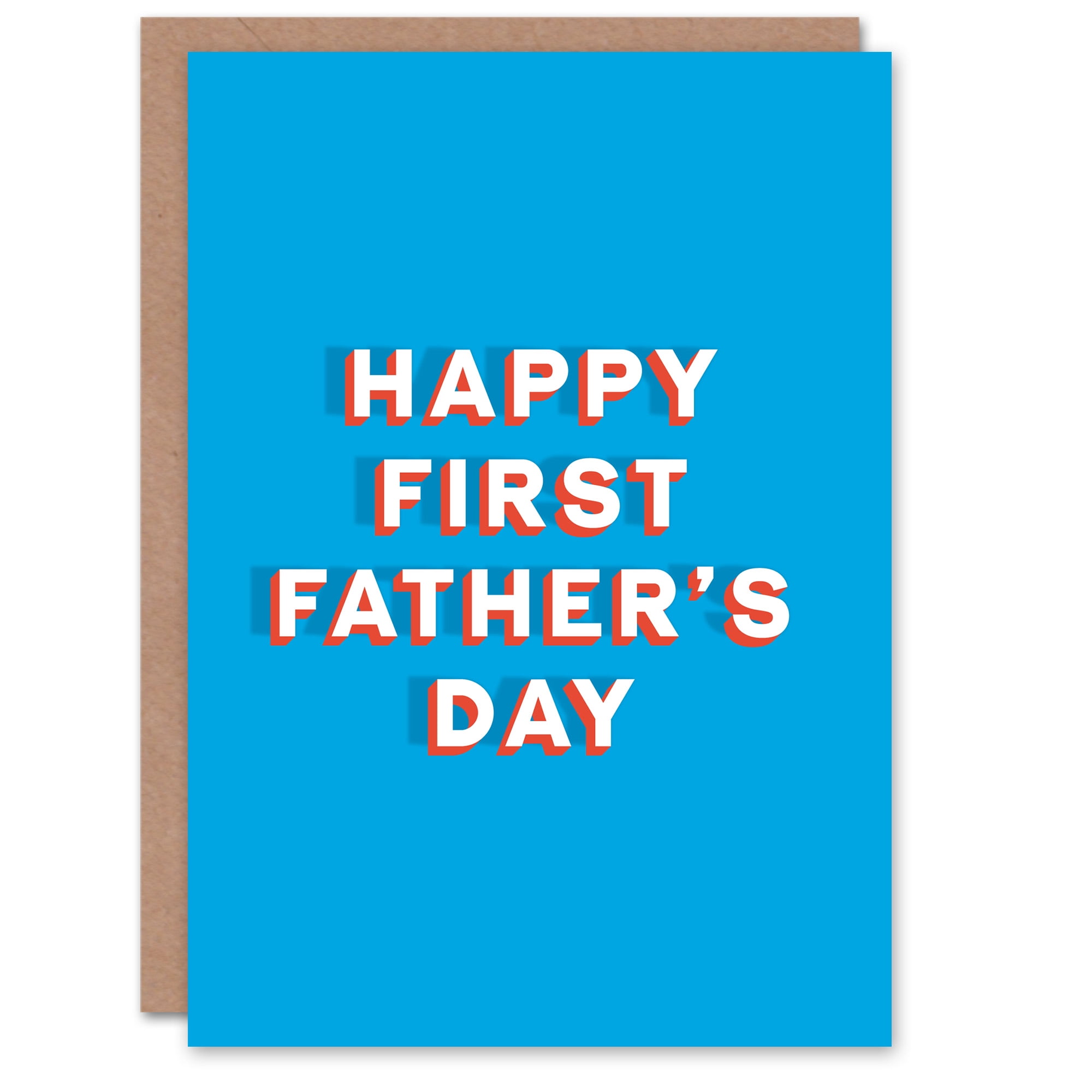 Artery8 Father's Day Card Happy First Fathers Day Sincere Loving ...
