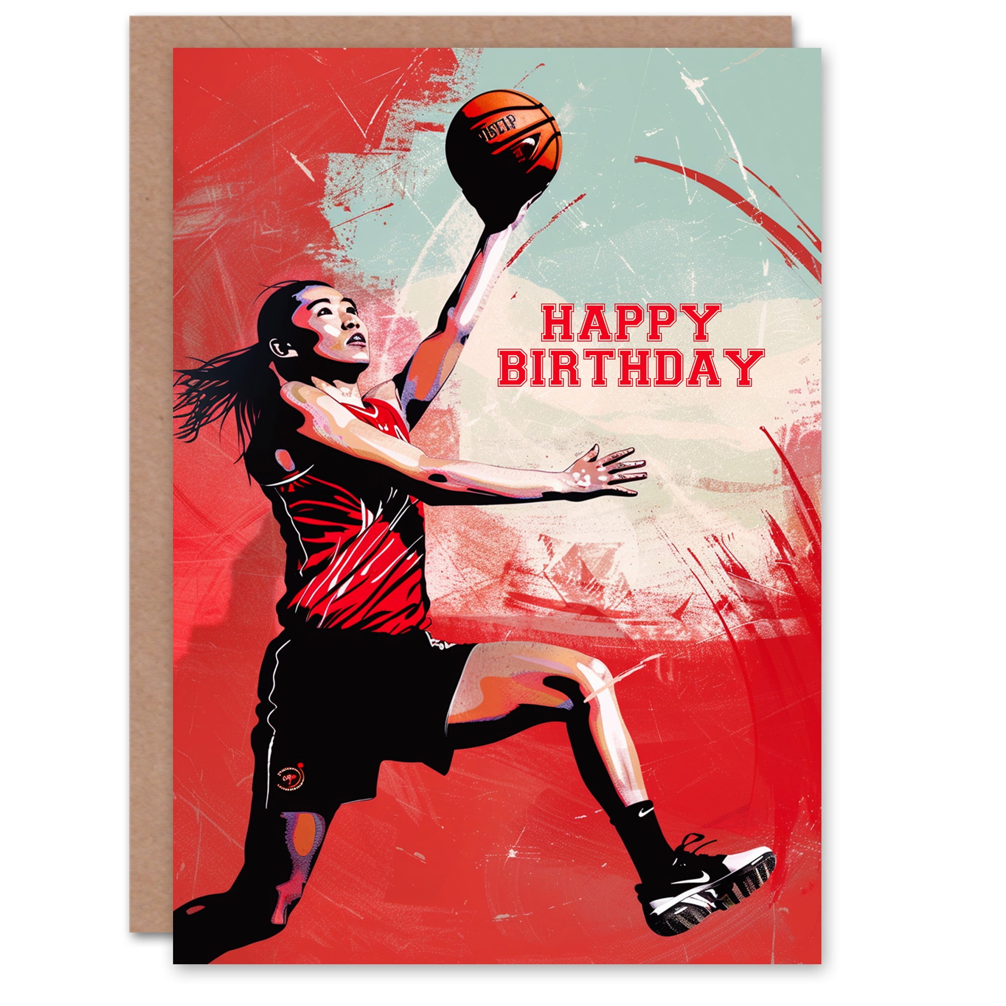 Artery8 Female Basketball Player Sport Vertical Jump For Her Woman ...