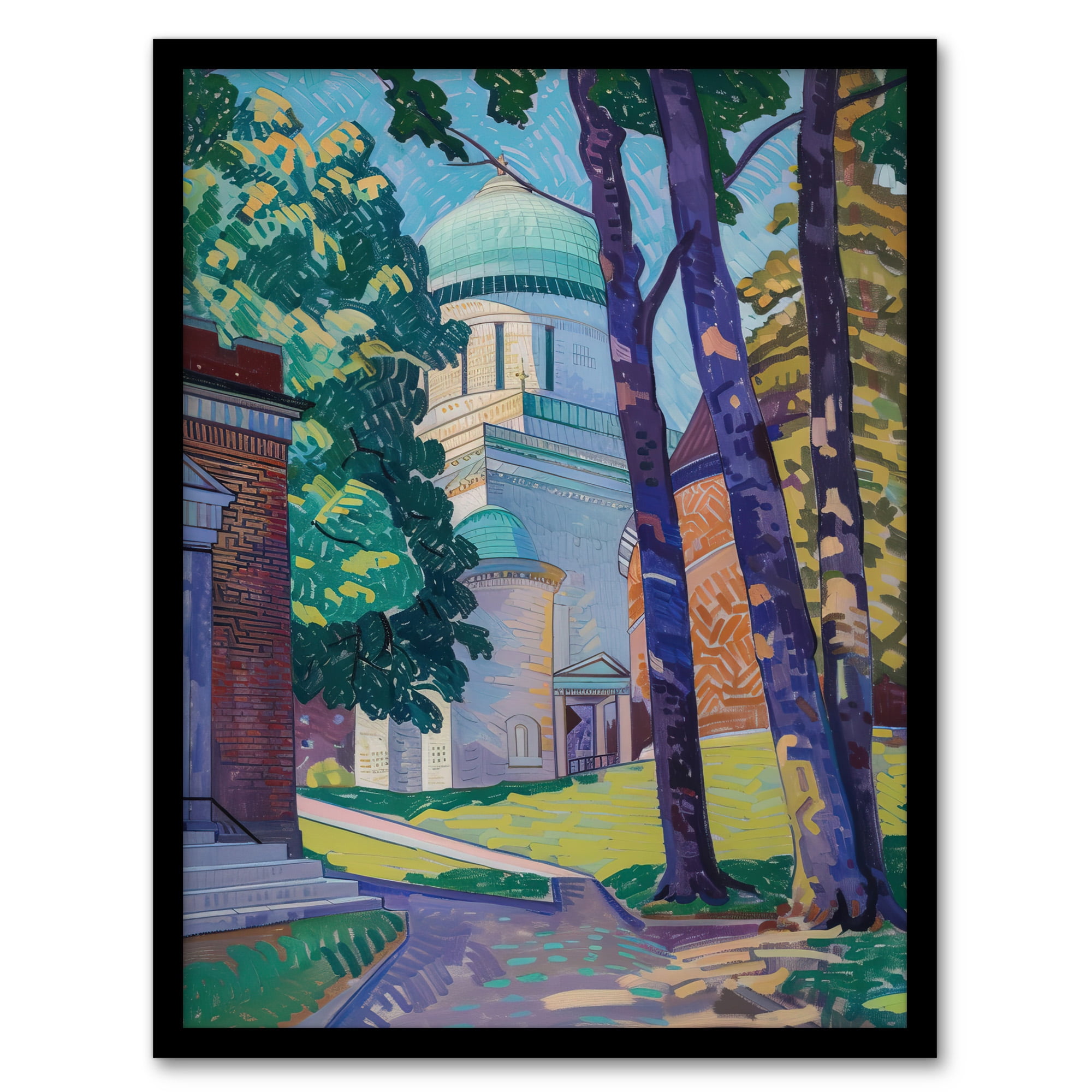 Artery8 Greenwich Royal Observatory Astronomy Painting Living Room Art ...