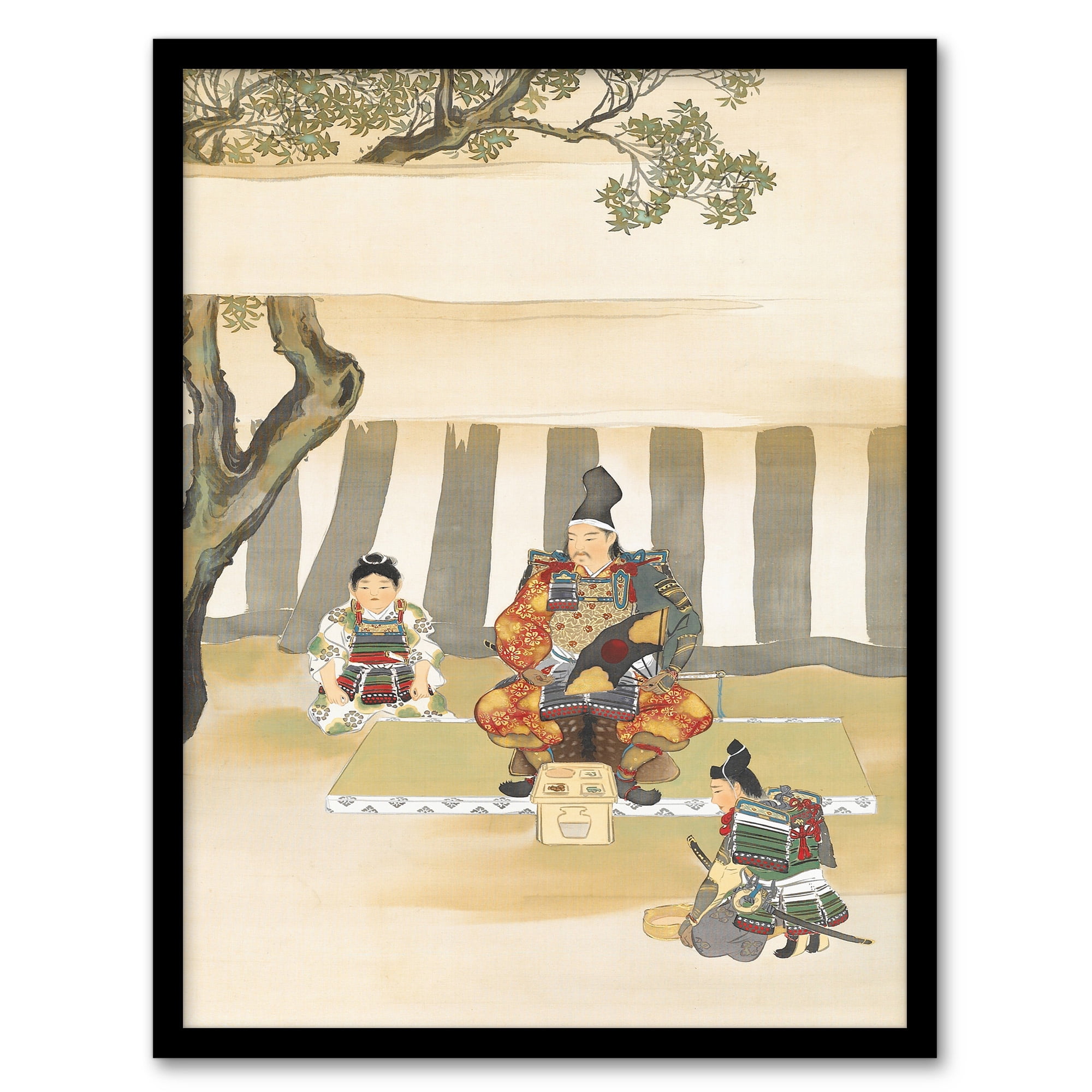 Artery8 Kamisaka Sekka Kusunoki Masashige Before Battle Framed Wall Art ...