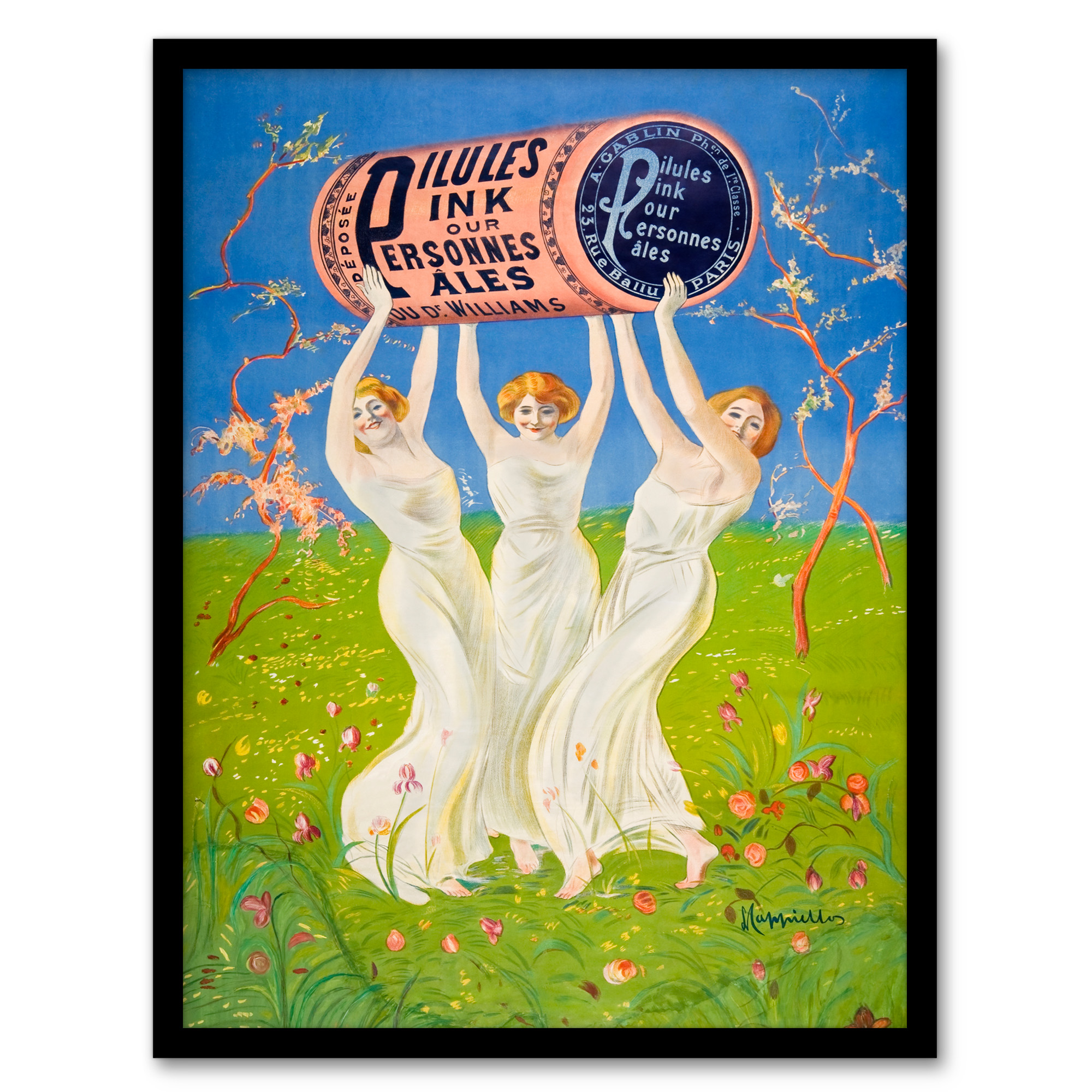 Artery8 Leonetto Cappiello Pink Pills for Pale People Vintage Advert ...