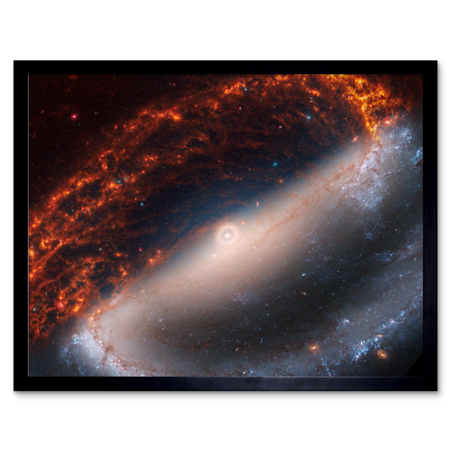 Artery8 NASA Hubble James Webb Telescope View of Spiral Galaxy NGC 1300 ...