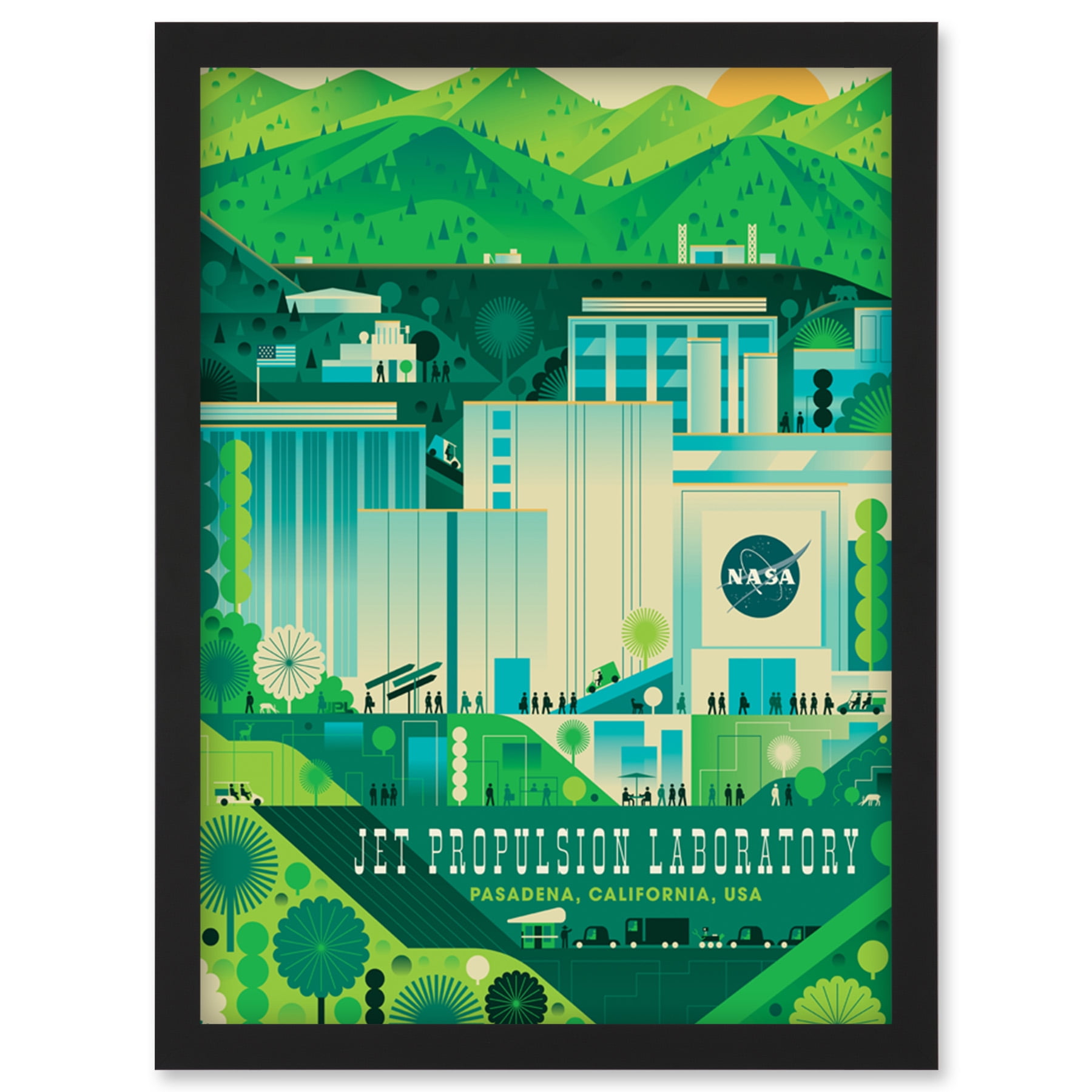 Artery8 NASA Jet Propulsion Laboratory California Living Room Artwork ...