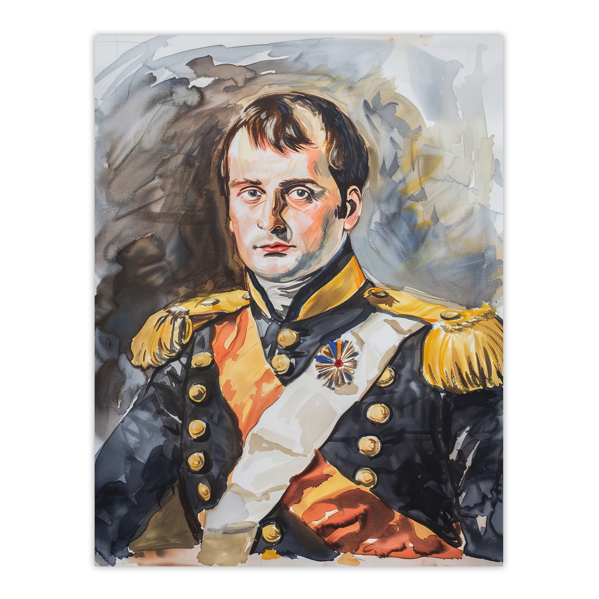Artery8 Napoleon Bonaparte France Emperor Portrait Man Cave Large Wall ...