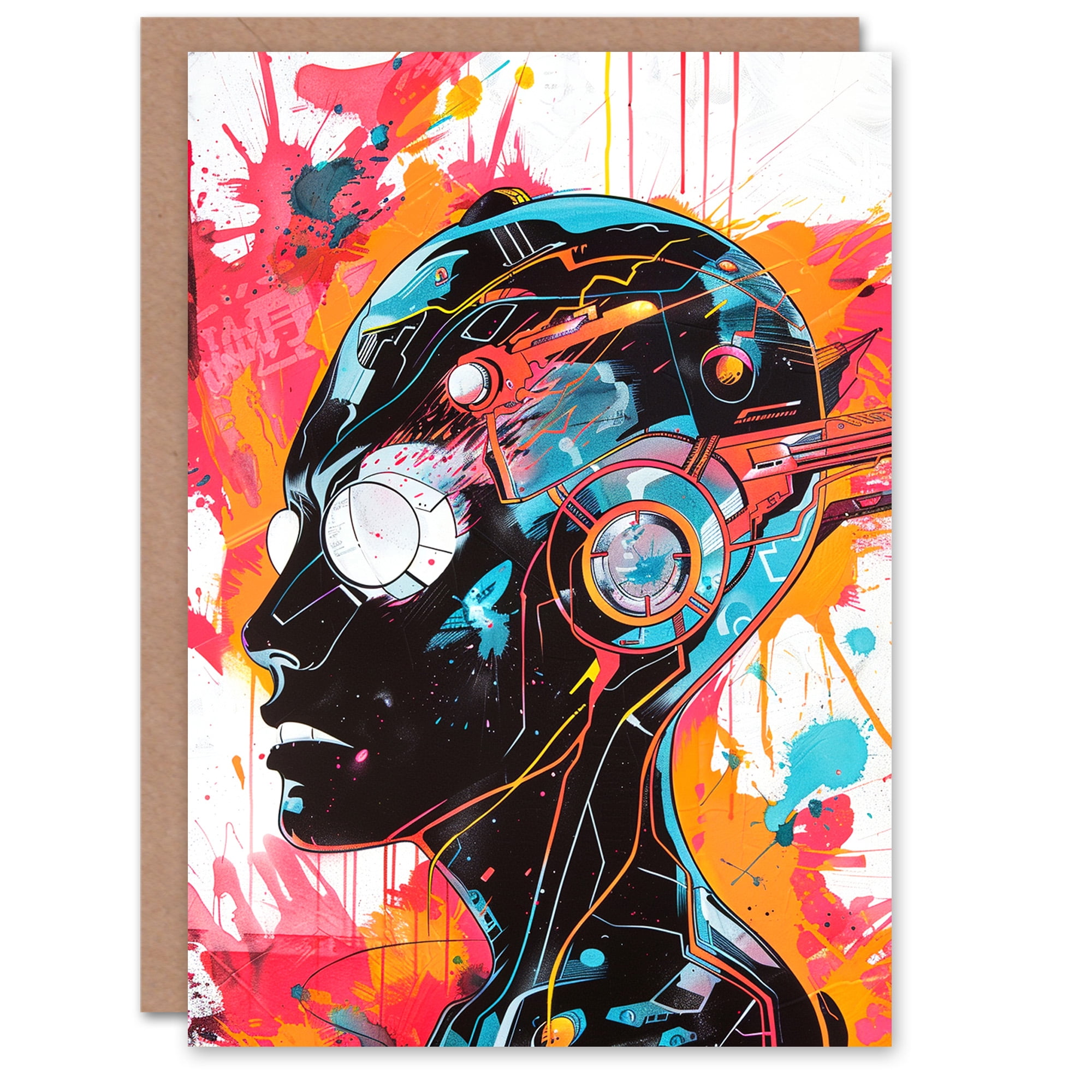 Artery8 Sci Fi Japanese Manga Futuristic Comic Book Style Blank For Him ...