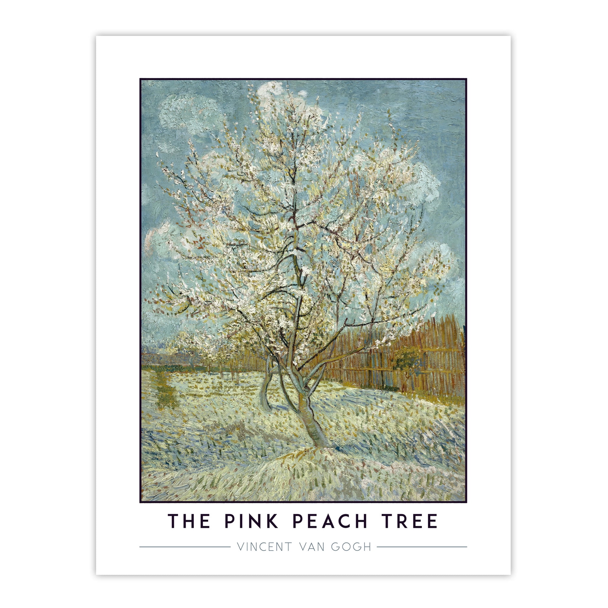 Artery8 Van Gogh The Pink Peach Tree Souvenir de Mauve Living Room ...