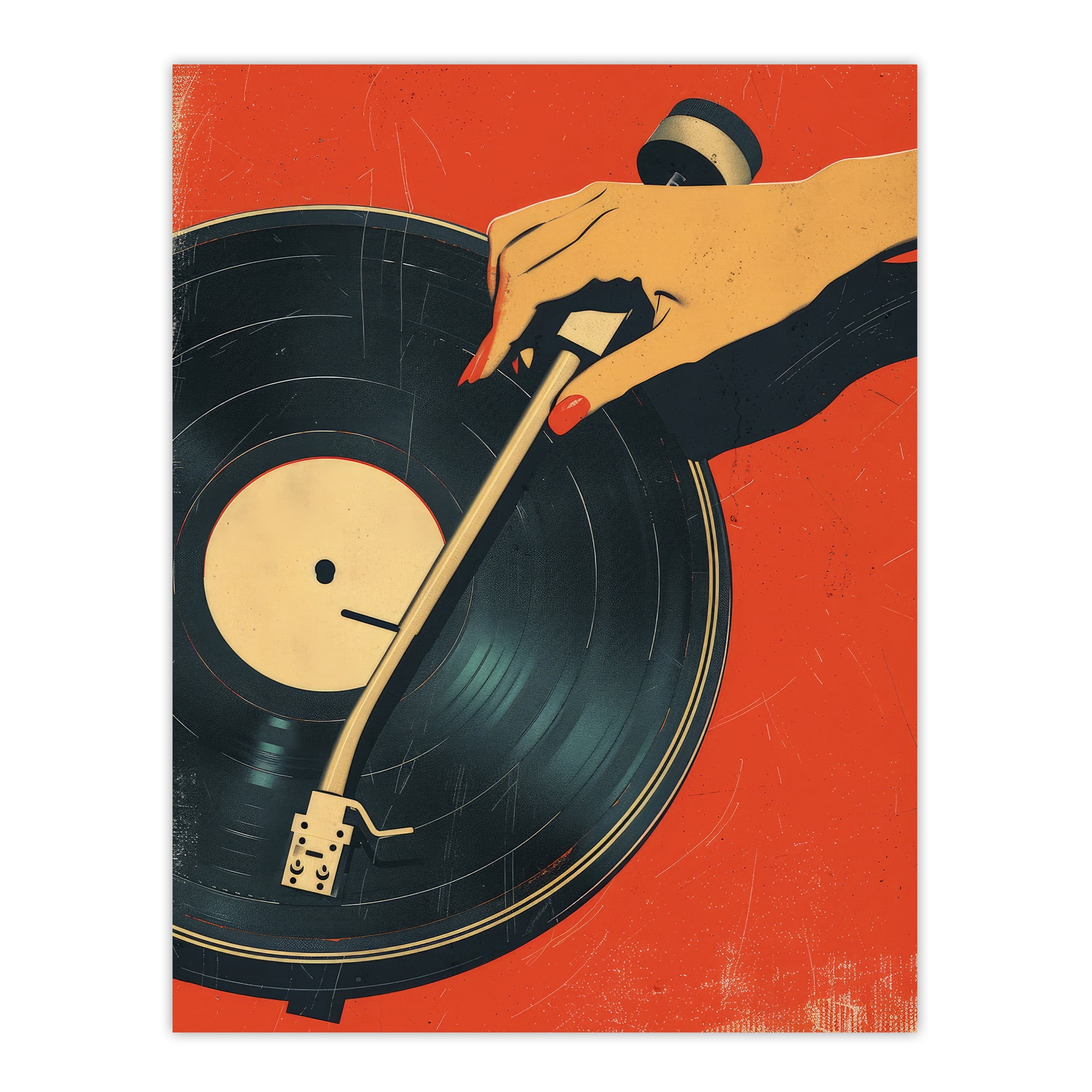 Artery8 Vintage Retro Vinyl Record Player Spin 1950's Pulp For Living ...